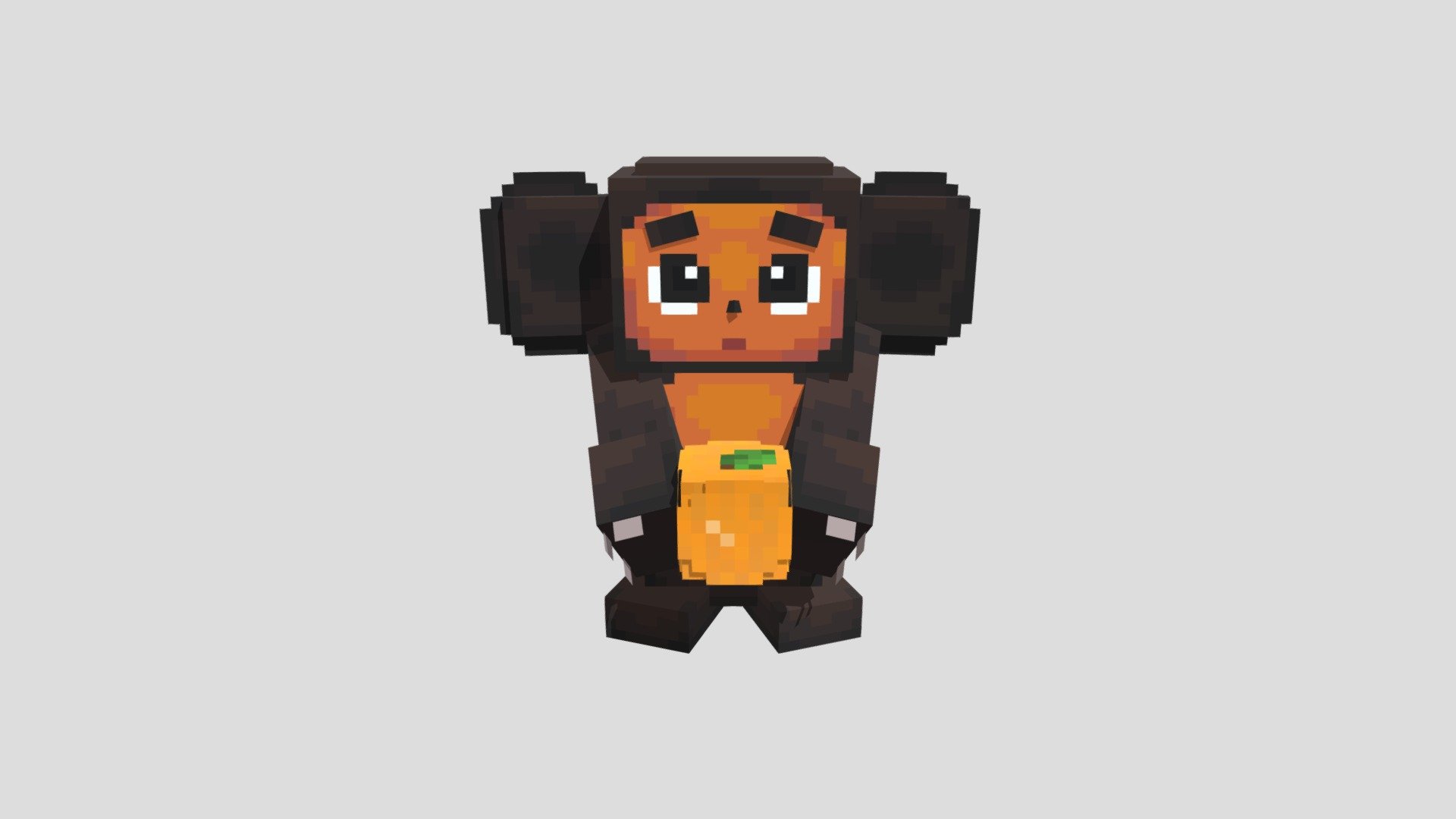 Cheburashka ORANGE minecraft - Download Free 3D model by Fa11eN.nikita (@iphone.nikit4) [6cc733d ...