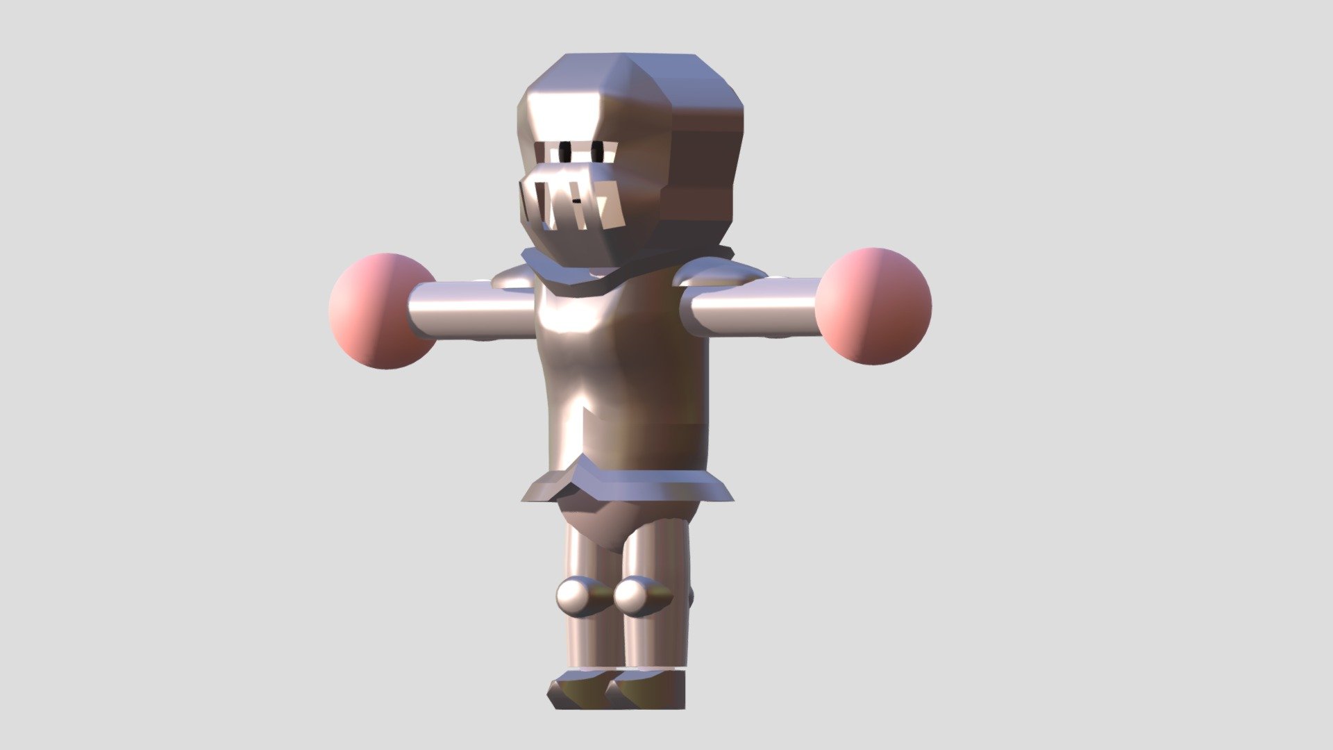 Wk6 Character Blockout - Knight Guy - Download Free 3D model by ...