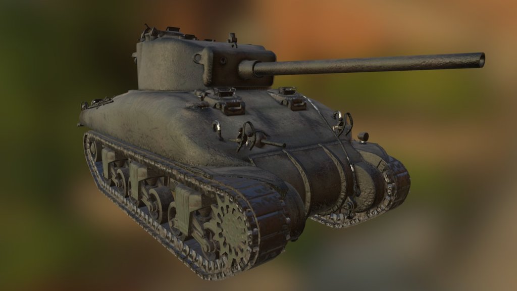 M4 Sherman - 3D model by david-stingl (@davidst) [6cc84c0] - Sketchfab