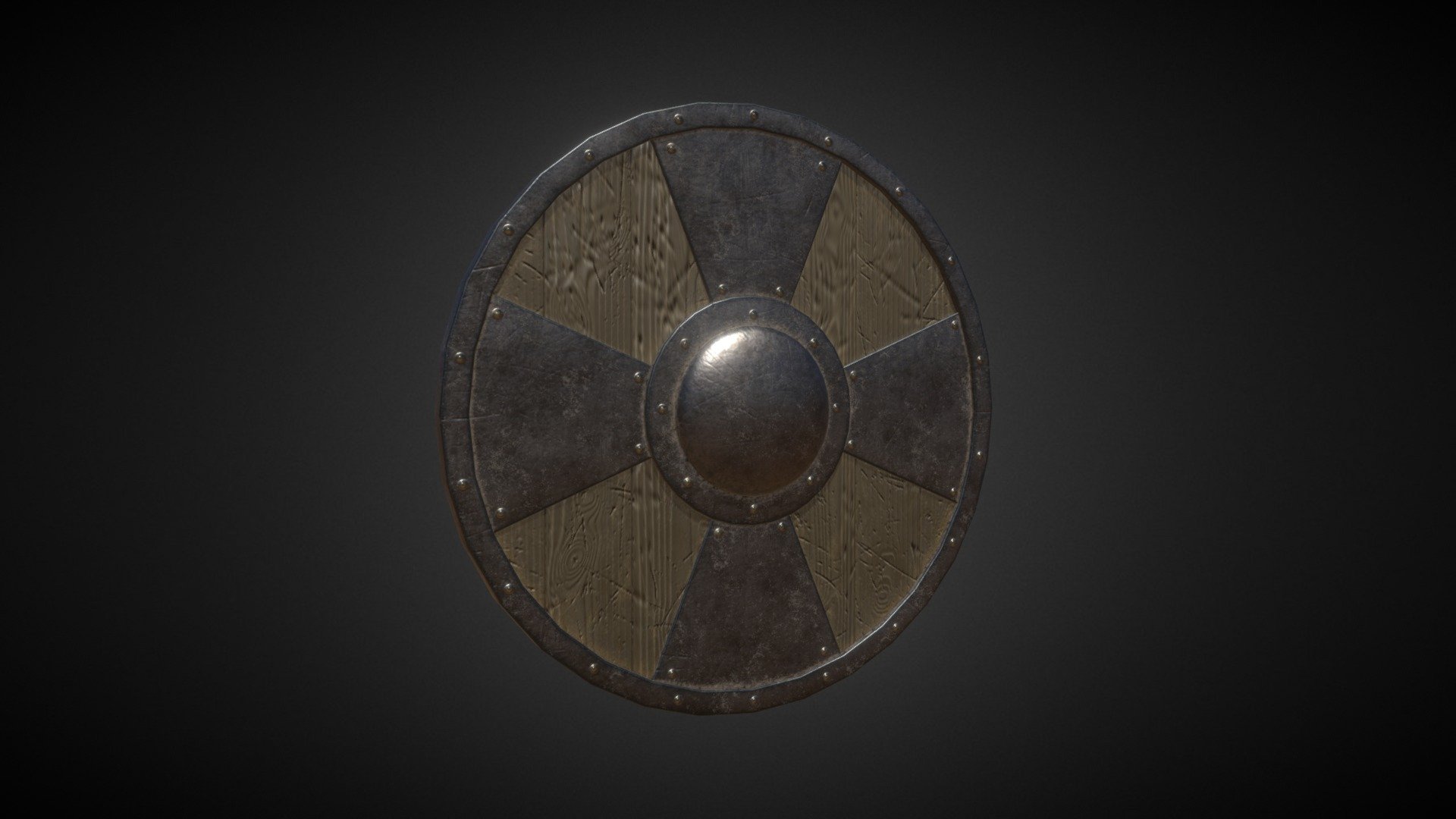 Round Shield - Download Free 3D model by DireRaven [6cc9a8f] - Sketchfab