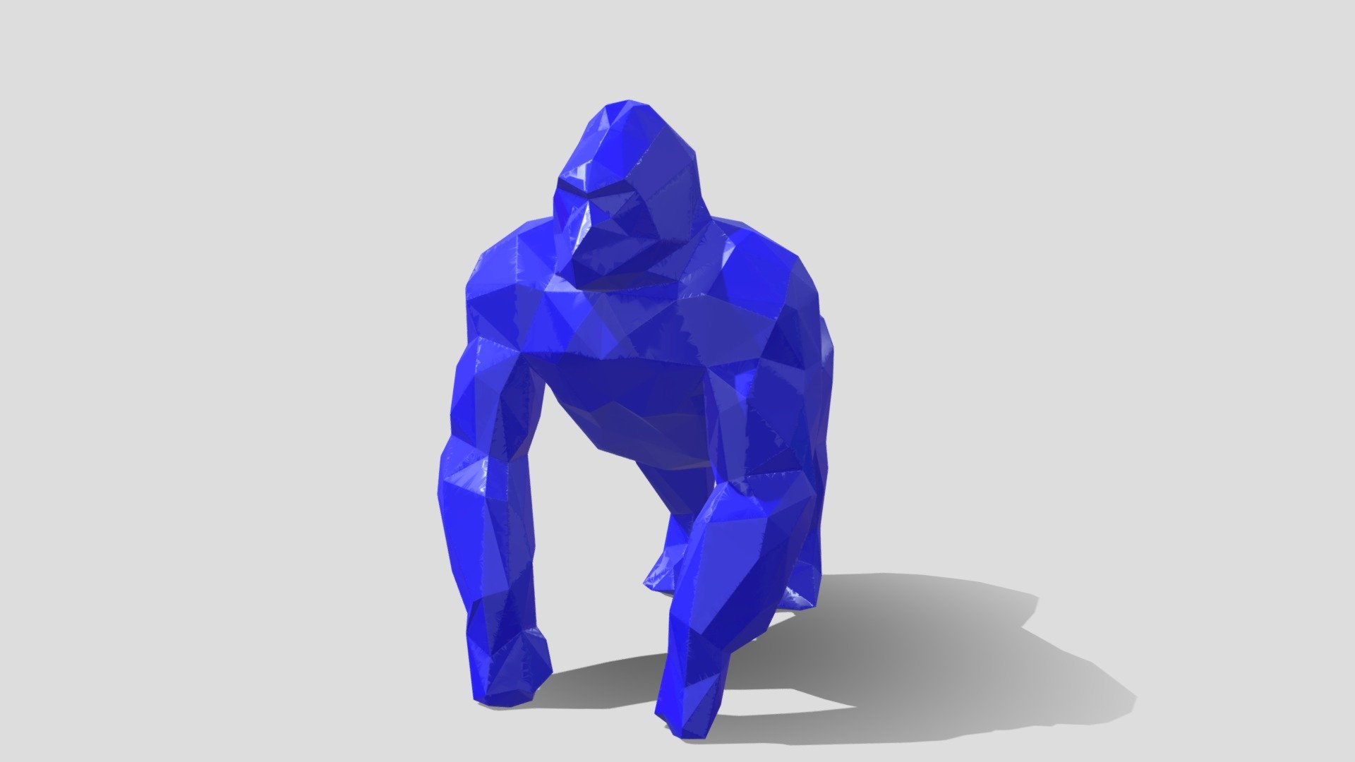 Polygon Gorilla - 3D model by rex_sagun25 [6cca729] - Sketchfab