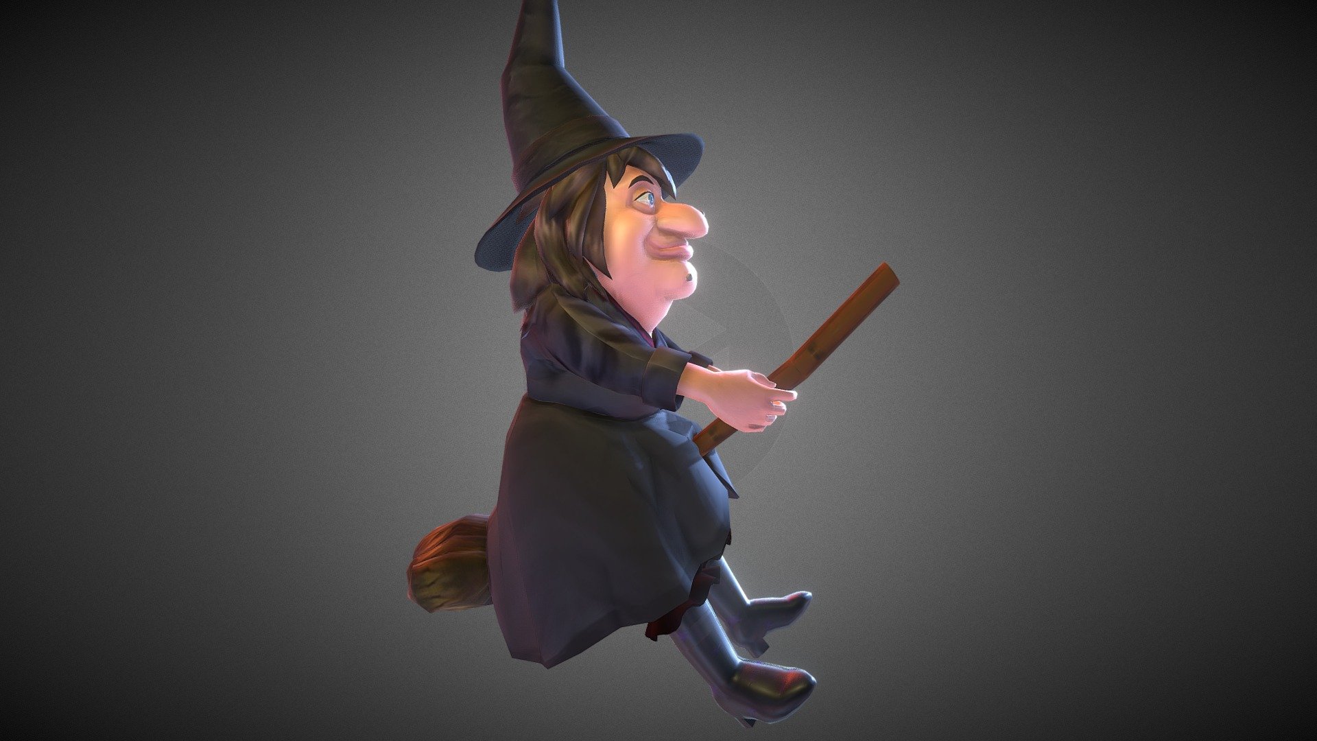 Witch - Buy Royalty Free 3D model by animod [6ccbc6d] - Sketchfab Store