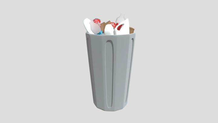 Garbage-bin 3D models - Sketchfab