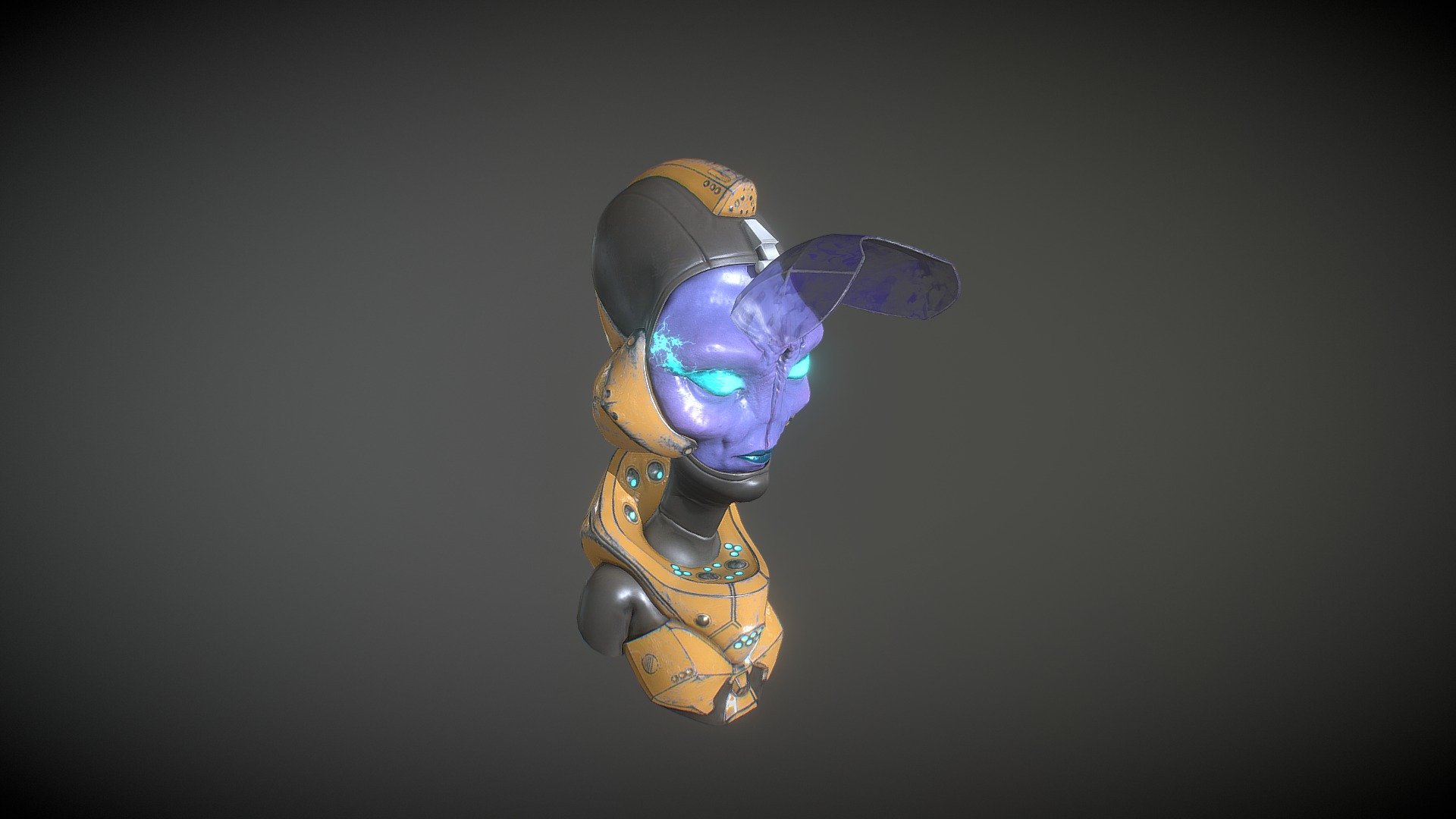 Alien fin 2018 - 3D model by amaury.scheen [6ccc8b5] - Sketchfab