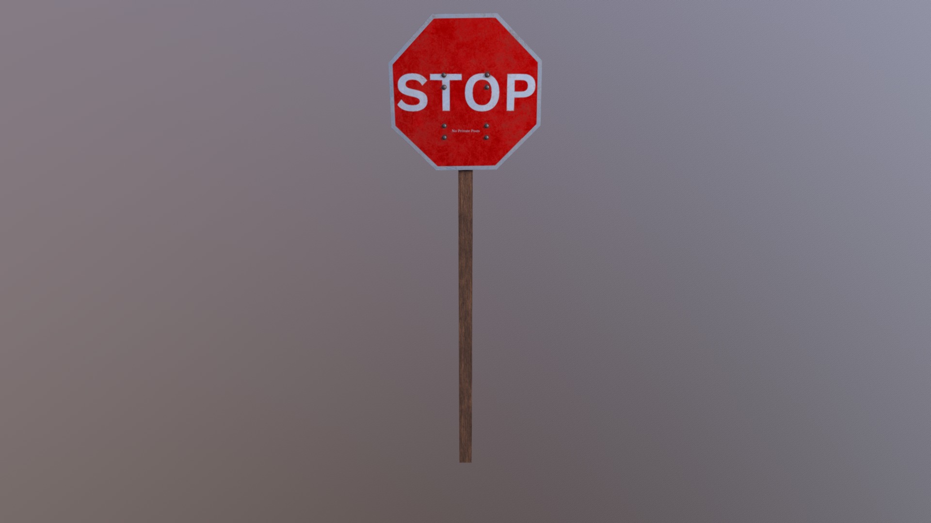 Wooden Stop Sign - Download Free 3D model by Pippa (@Planetrix23 ...