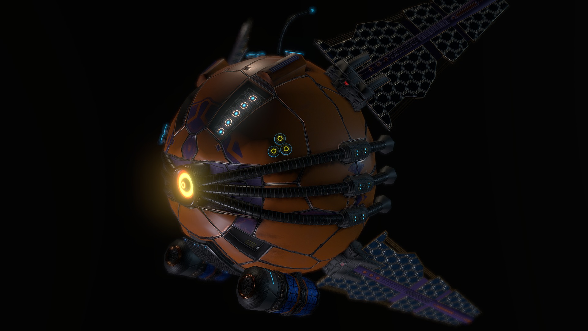 Eye Droid - 3D model by Chris Arthur (@Loblegonst) [6ccf1c0] - Sketchfab