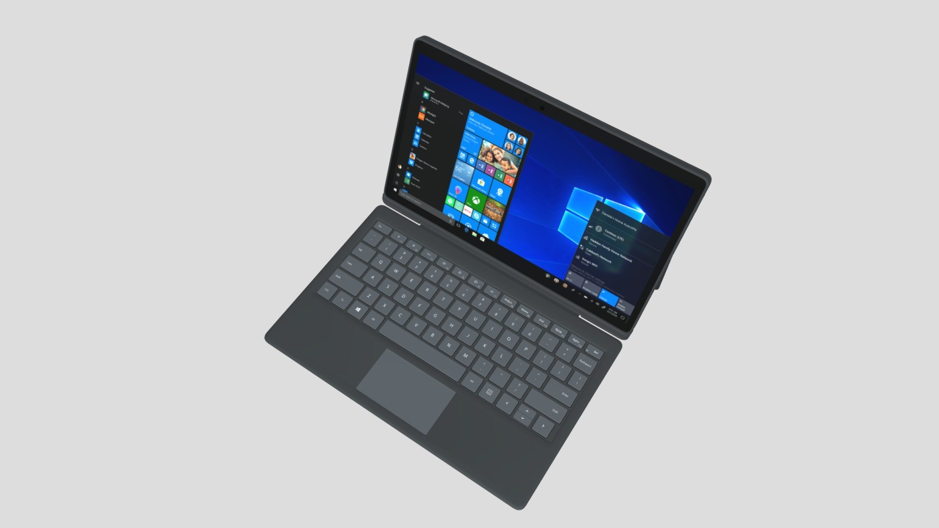 laptop 3d - Download Free 3D model by ricky.wahyudi [6ccf265] - Sketchfab