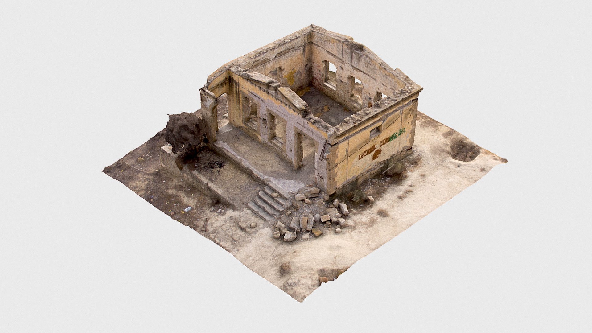 Turkish Cypriot School Building - 3D model by inicosia_cyens [6ccfe2b ...