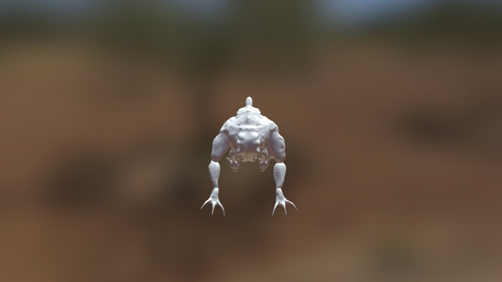 Rigged Monster Test - 3D model by simon.smalley [6cd0ada] - Sketchfab