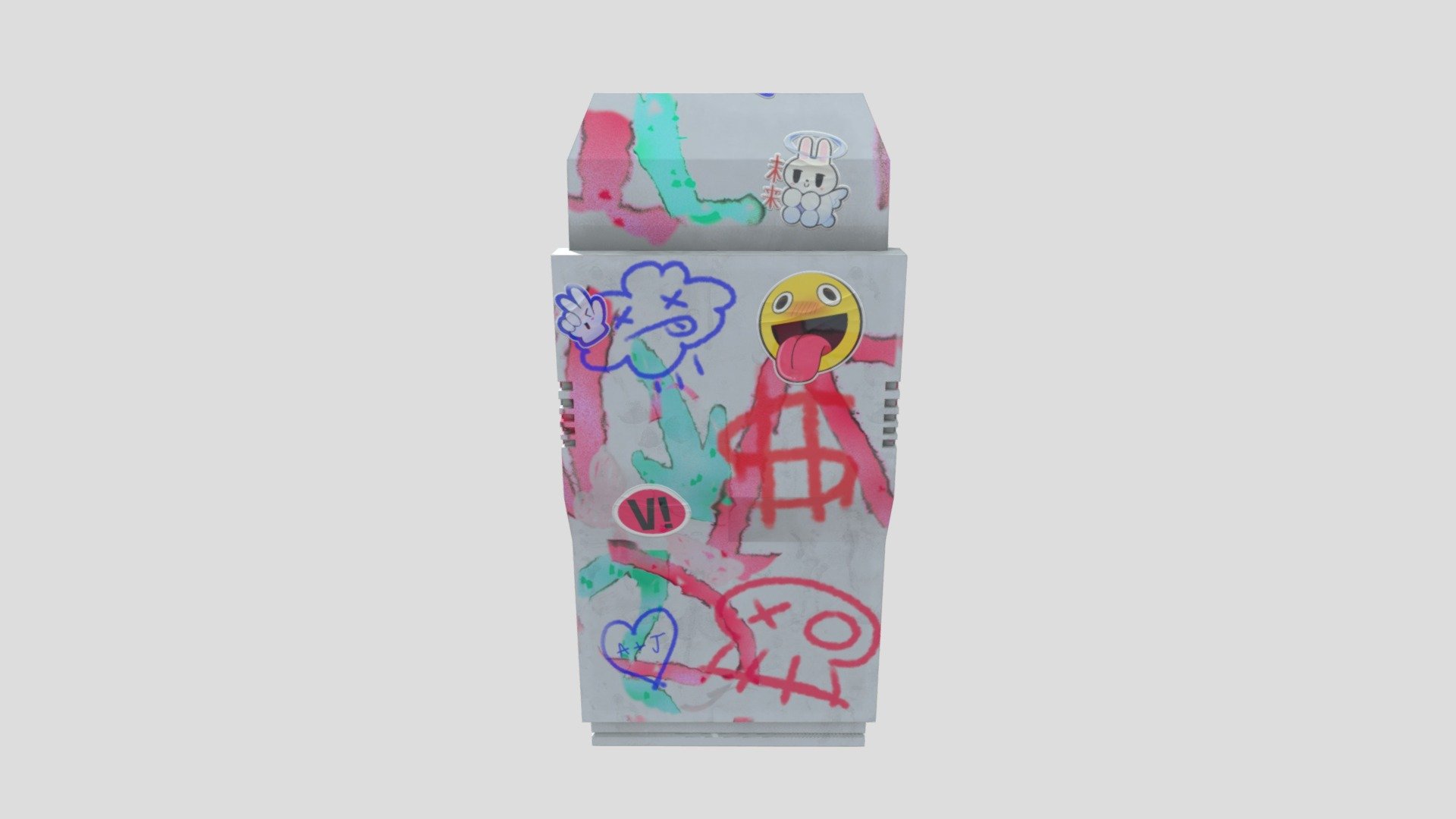Arcade Cabinet Textures - 3D model by BriannaM [6cd1810] - Sketchfab