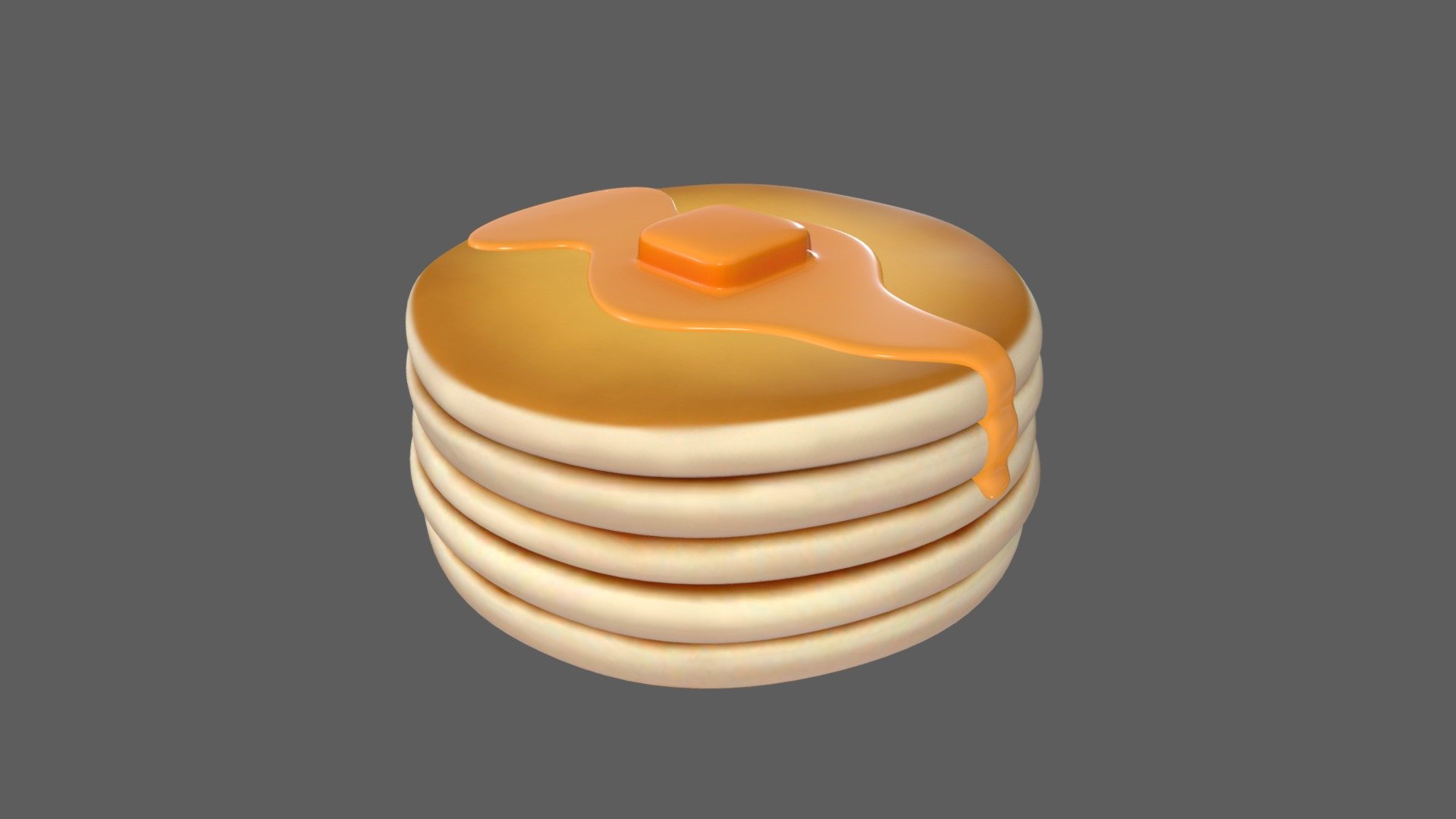 Pancake - Buy Royalty Free 3D model by bariacg [6cd1ad2] - Sketchfab Store