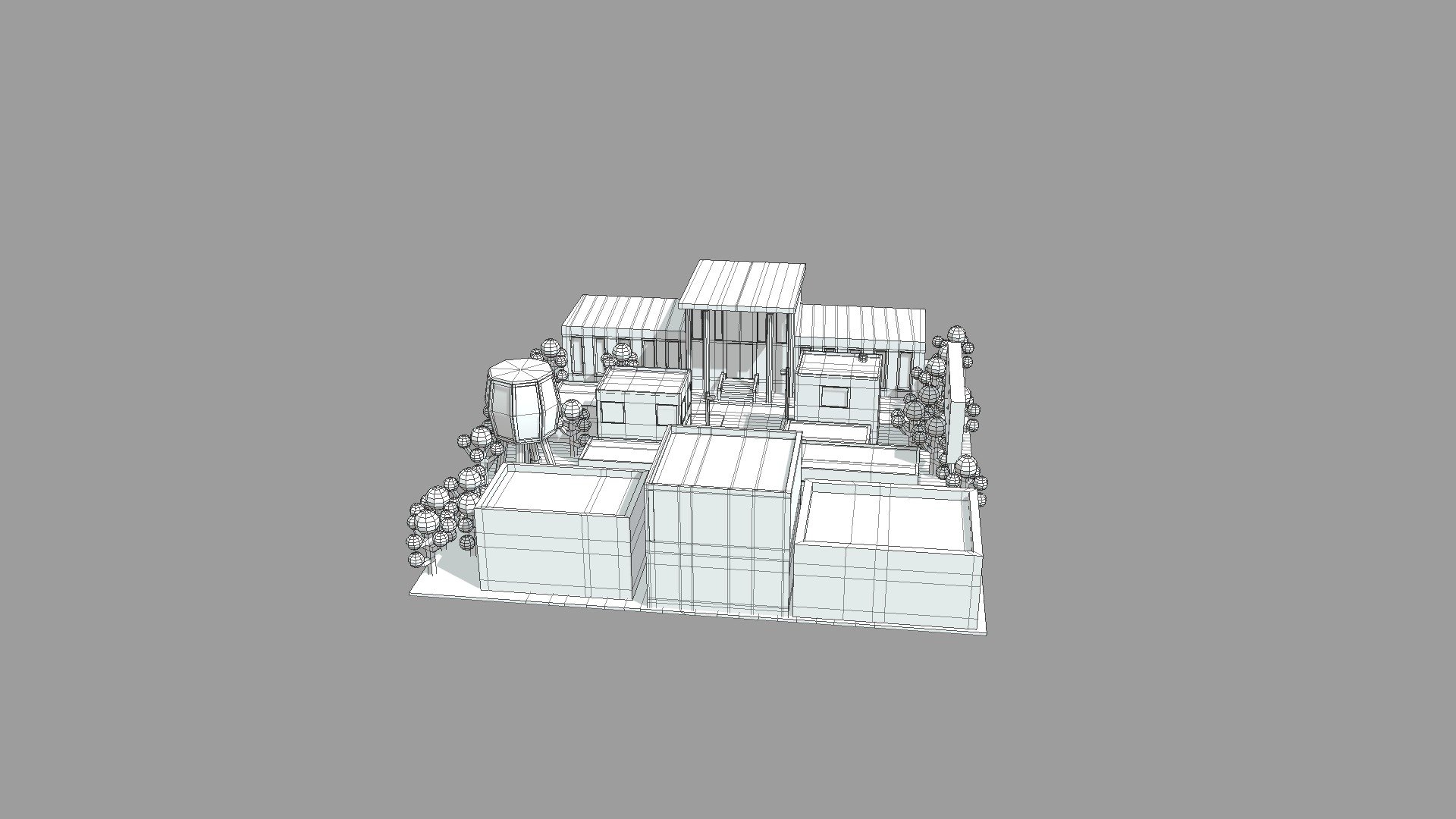 Small Town USA - 3D model by elkcreates [6cd1b5f] - Sketchfab