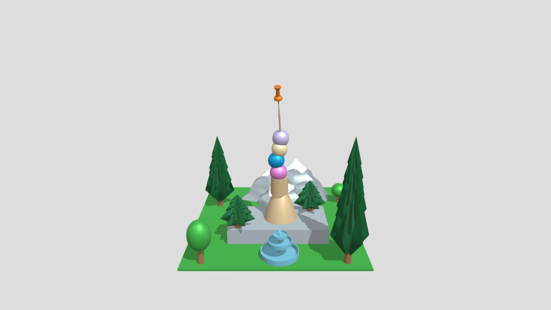 Sloane — Ice Cream Tower - 3D model by mcshernick [6cd608f] - Sketchfab