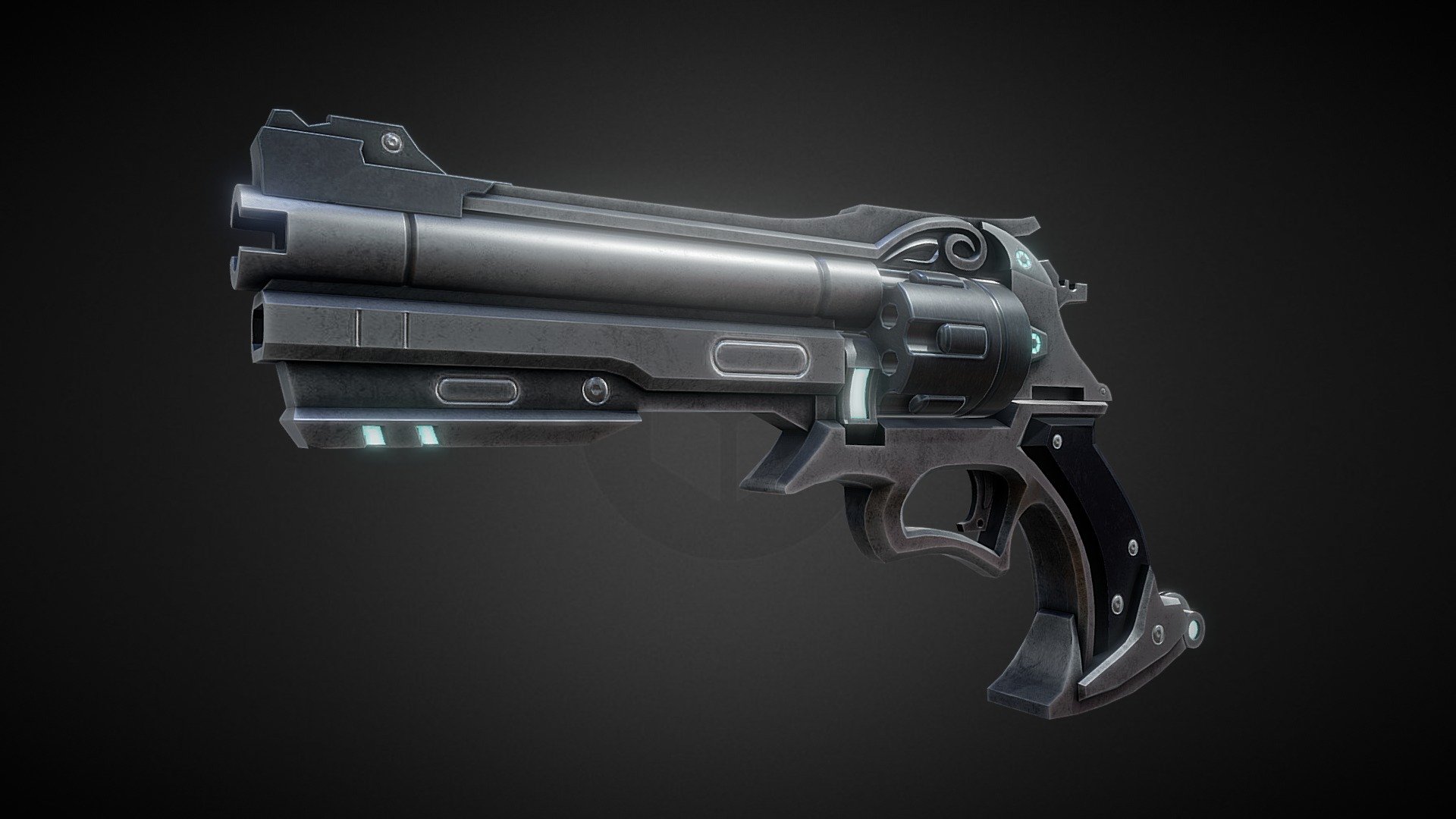McCree's Peacekeeper - Download Free 3D model by Ahsan.Faraz [6cd63a2 ...