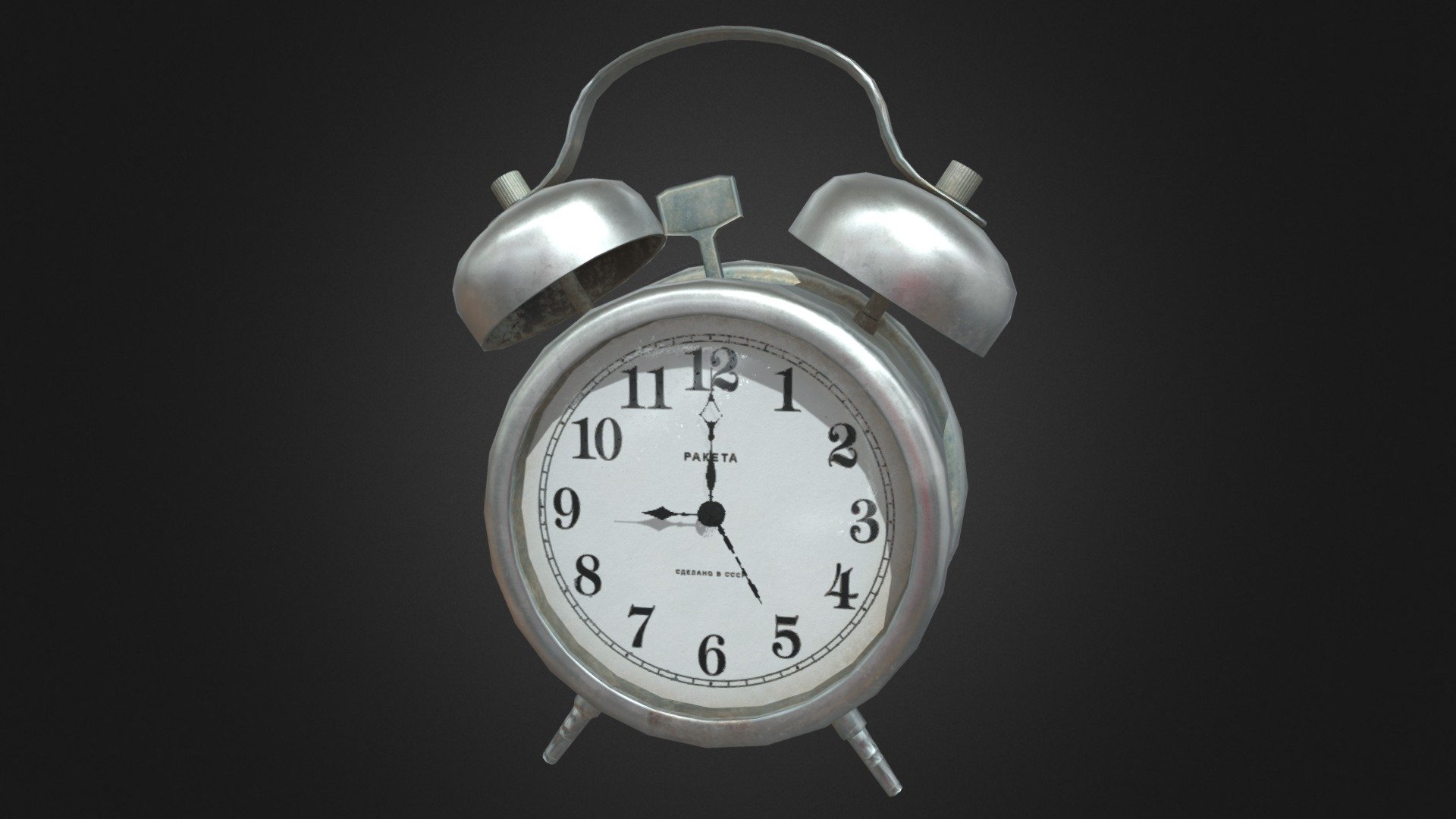 Mechanical alarm clock "Rocket" - Download Free 3D model by MechanicRU ...