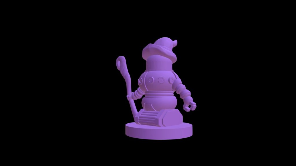Robo Wizard - 3D model by dutchmogul [6cd7431] - Sketchfab