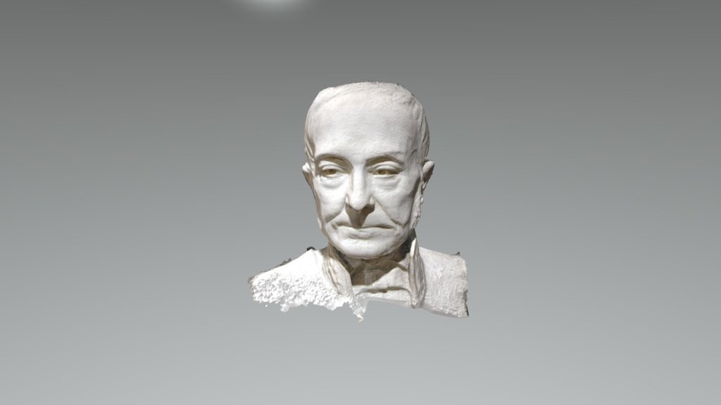 Busto Giuseppe Manno - 3D model by ingbrunomanca [6cd923d] - Sketchfab