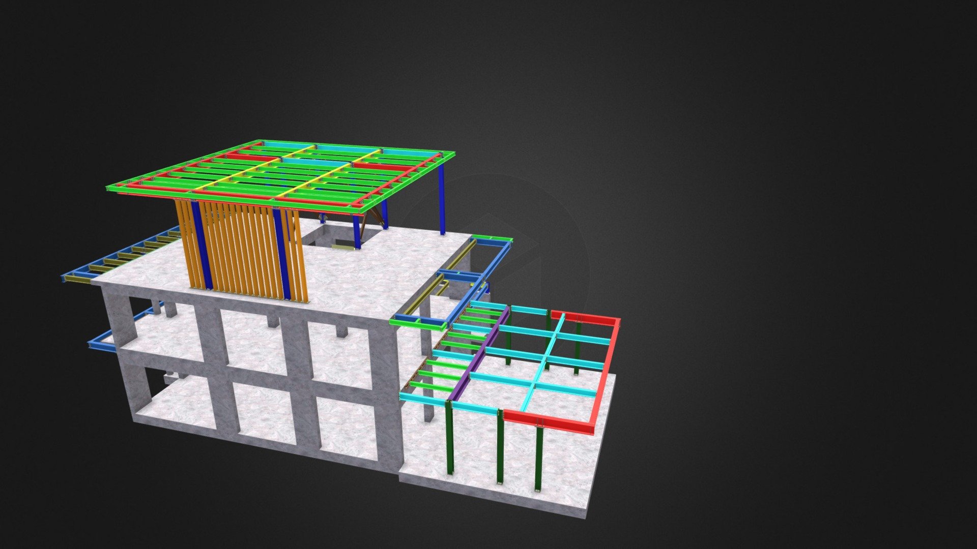 HOUSE EXTENSION IN AGIOS ATHANASIOS (164) - Download Free 3D model by ...
