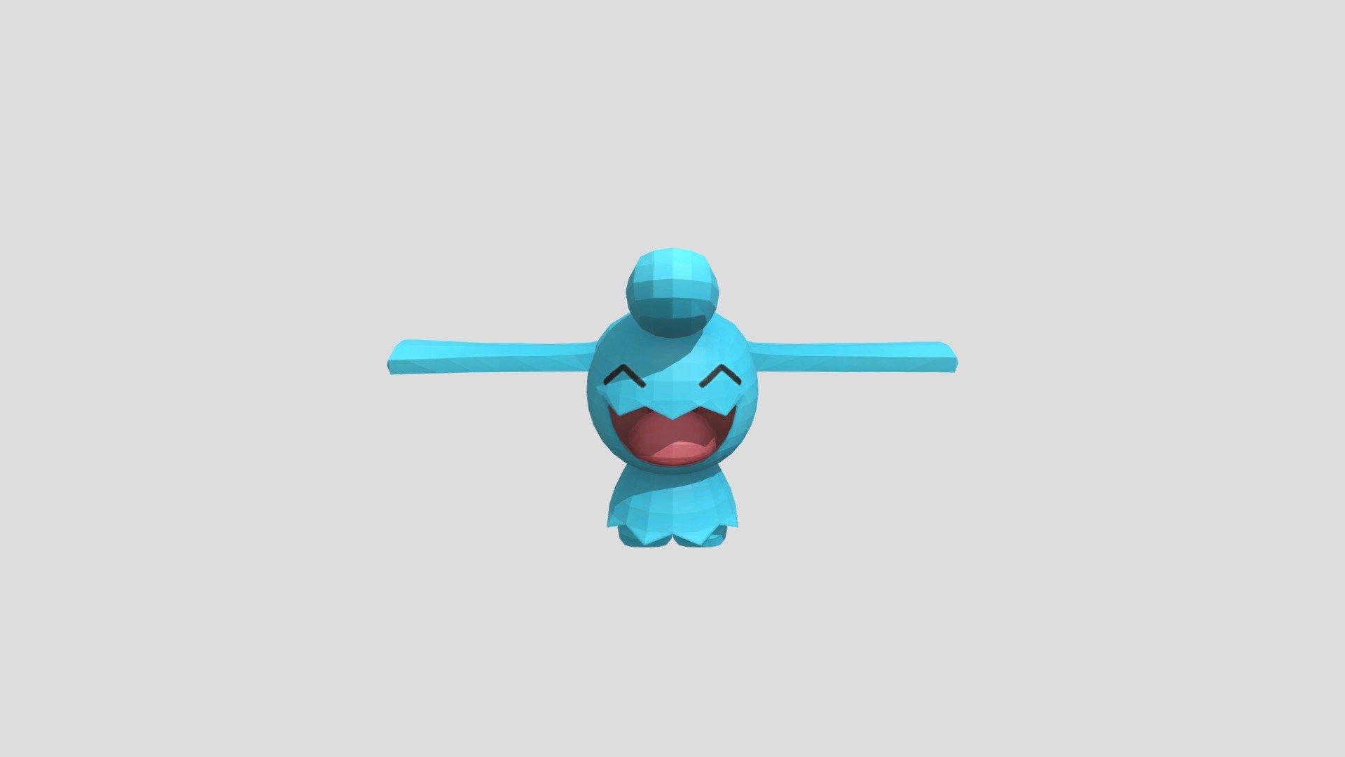Wynaut - Download Free 3D model by nguyenlouis32 [6cda3d7] - Sketchfab