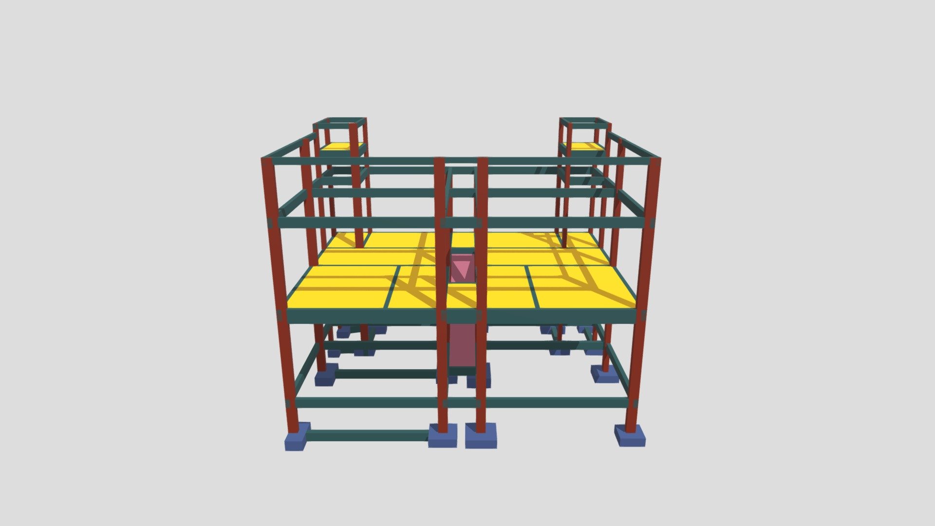 Modelo 3D Estrutural - Projeto Comercial (MRAM) - 3D model by ...