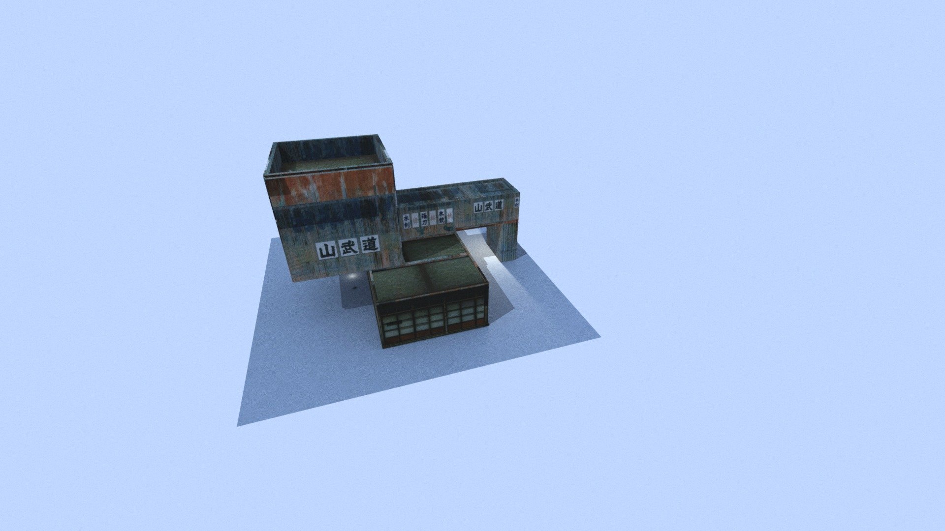 A random building - 3D model by rbbbbz (@rbbbz) [6cdb33d] - Sketchfab