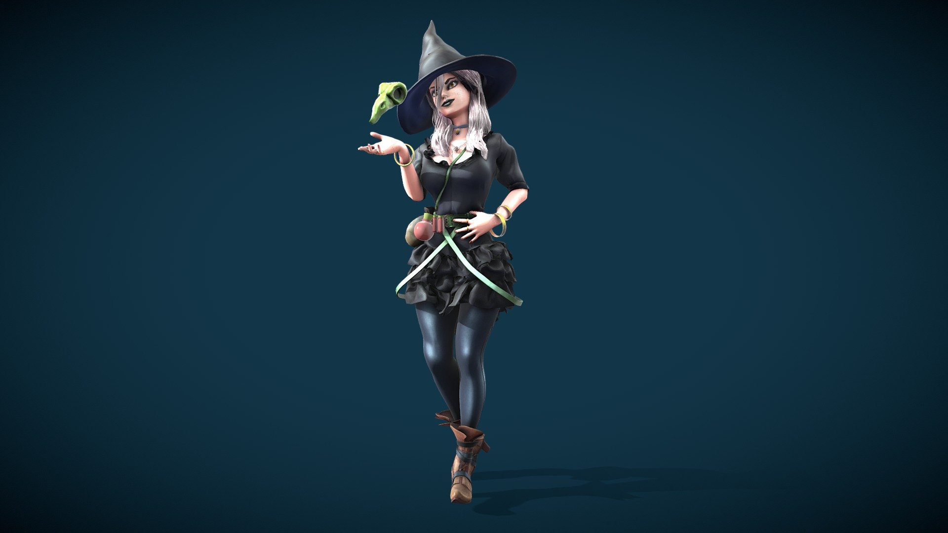 Jade the Witch - 3D model by kobbart [6cdb620] - Sketchfab