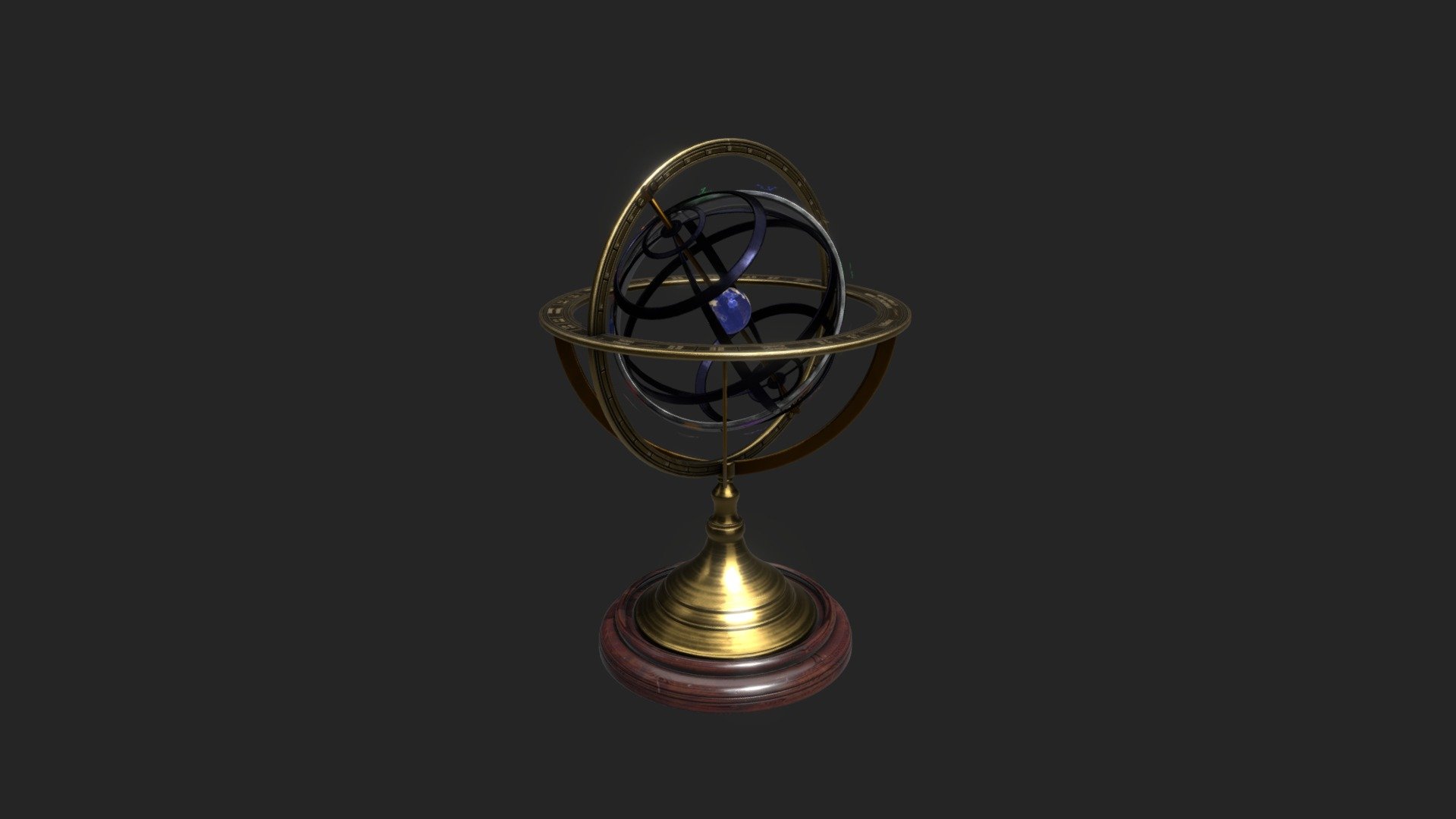 Armillary Sphere - 3D model by SolkairNightfall [6cdbec3] - Sketchfab