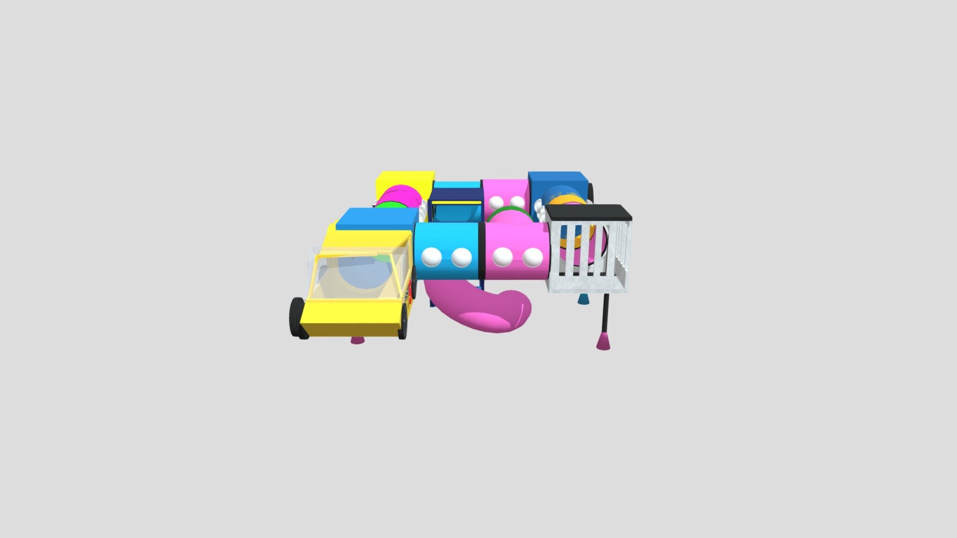 Chuck E. Cheese Skytubes - Download Free 3D model by Zach115 [6cdd00a ...
