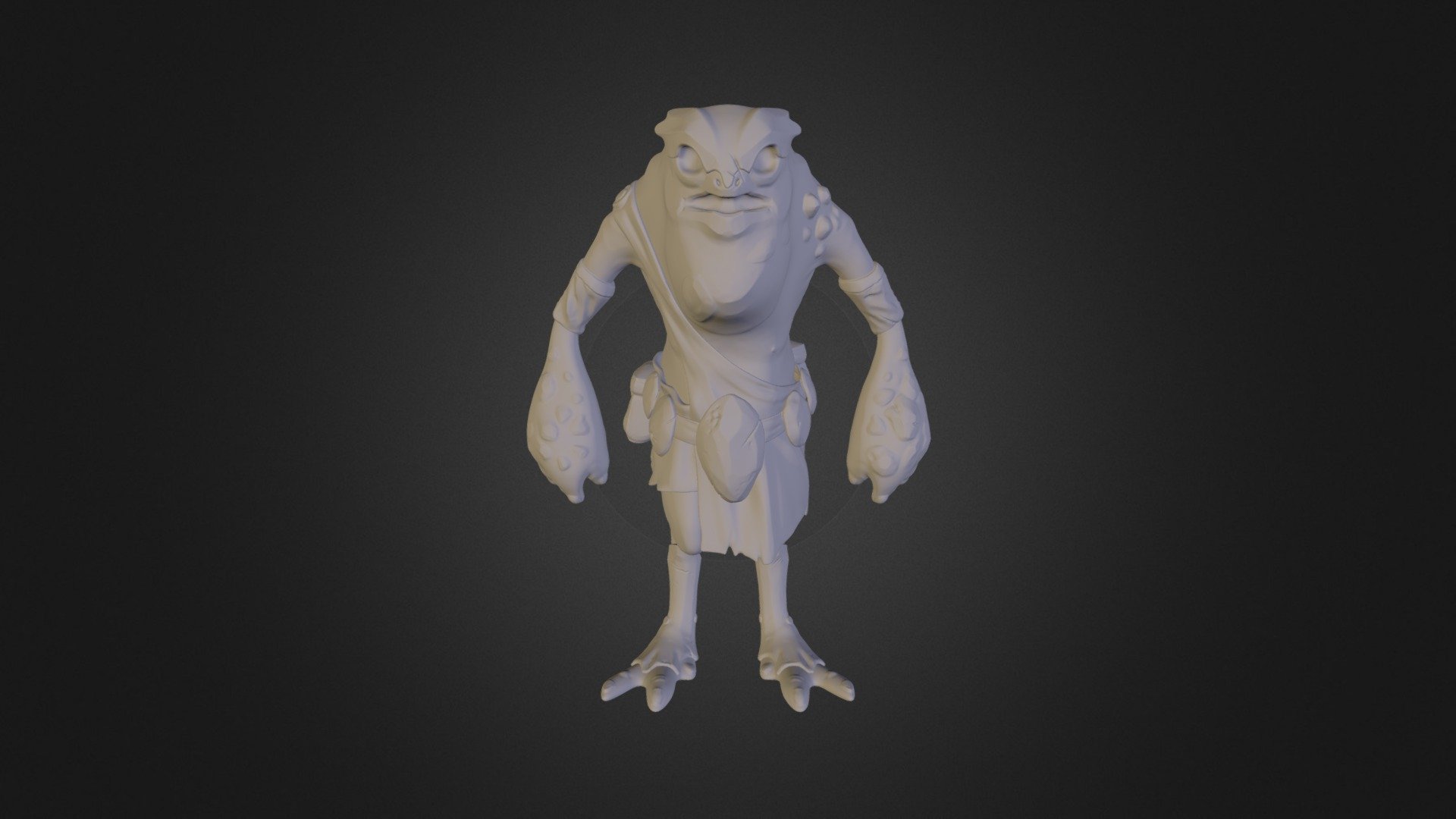 Frog Merchant - 3D model by acrassan [6cddf65] - Sketchfab