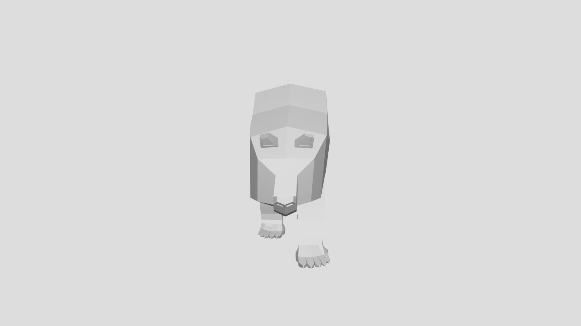 Low Poly Bear - Download Free 3D model by Visolid [6ce0b9f] - Sketchfab