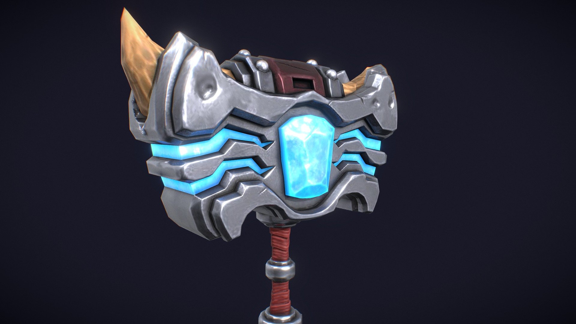 Stylized Hammer - 3D model by Jordan Massey (@KidKinoko) [6ce1662 ...