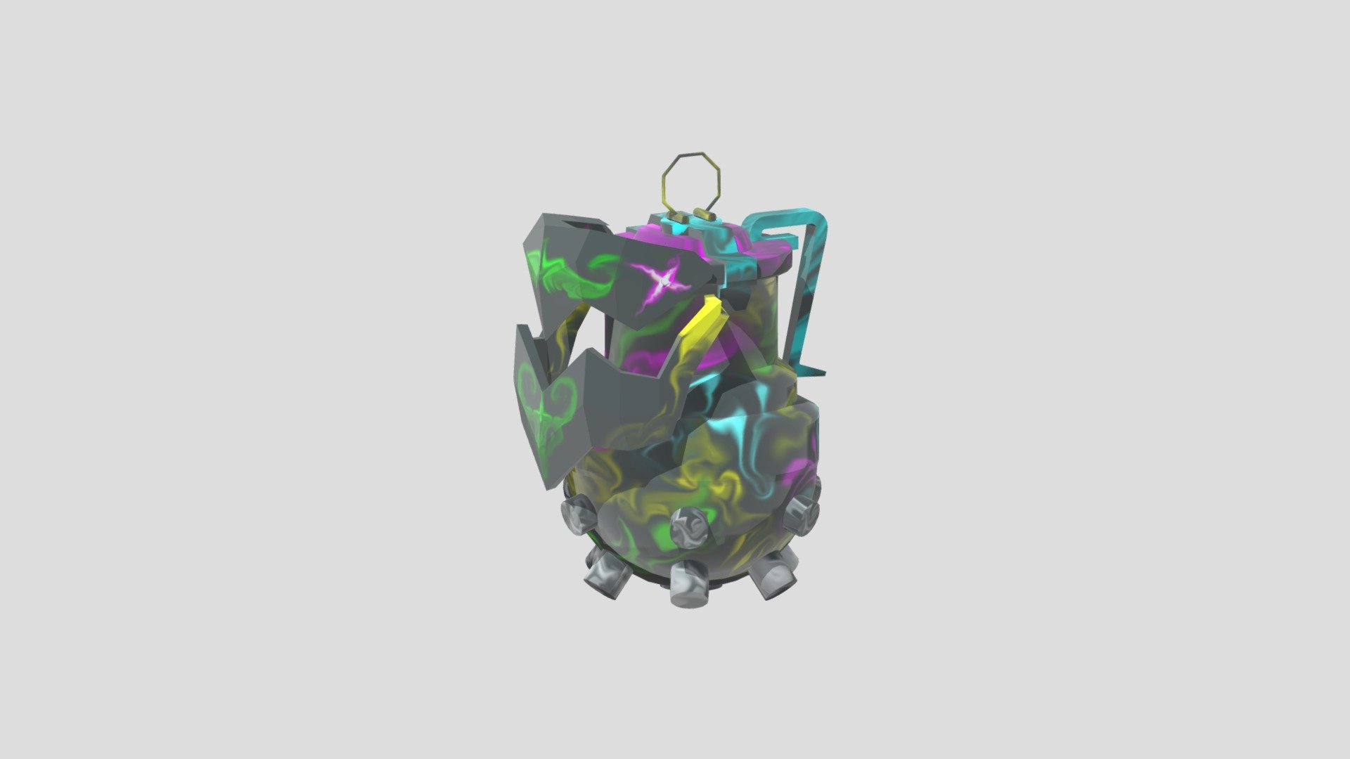 Jinx's Bomb - 3D model by Axl.blend [6ce50fb] - Sketchfab