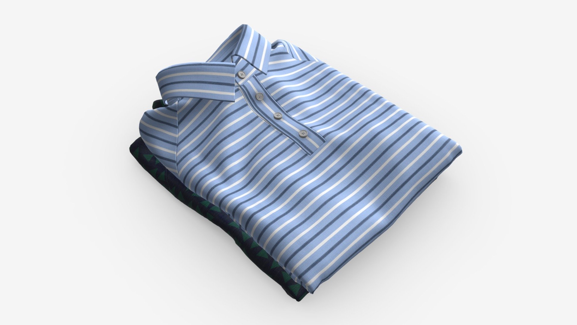 Clothing Short Sleeve Polo Shirts Men Stacked 1 - Buy Royalty Free 3D ...