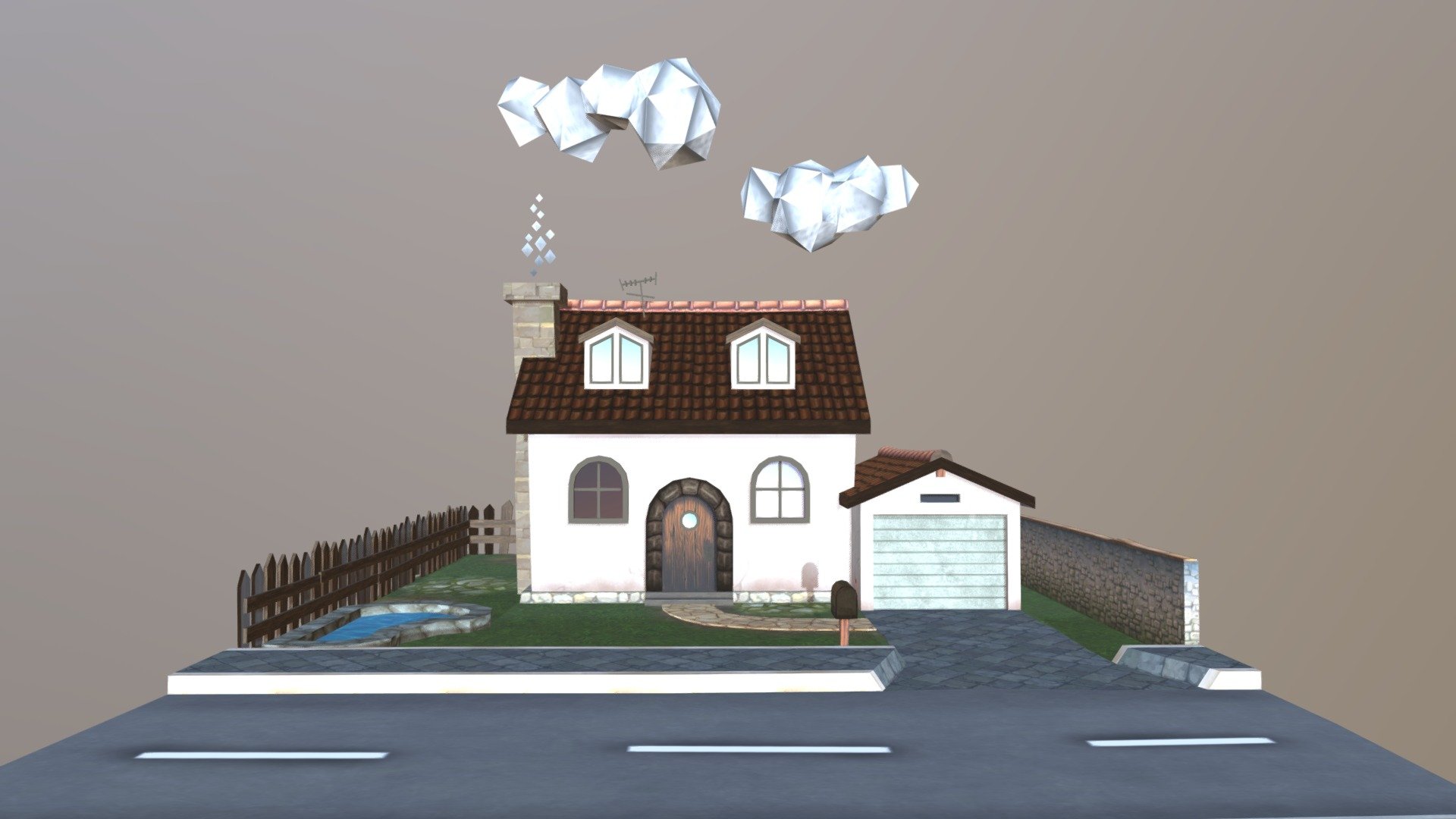 House Stylized - 3D model by ky0jr [6ce5f06] - Sketchfab