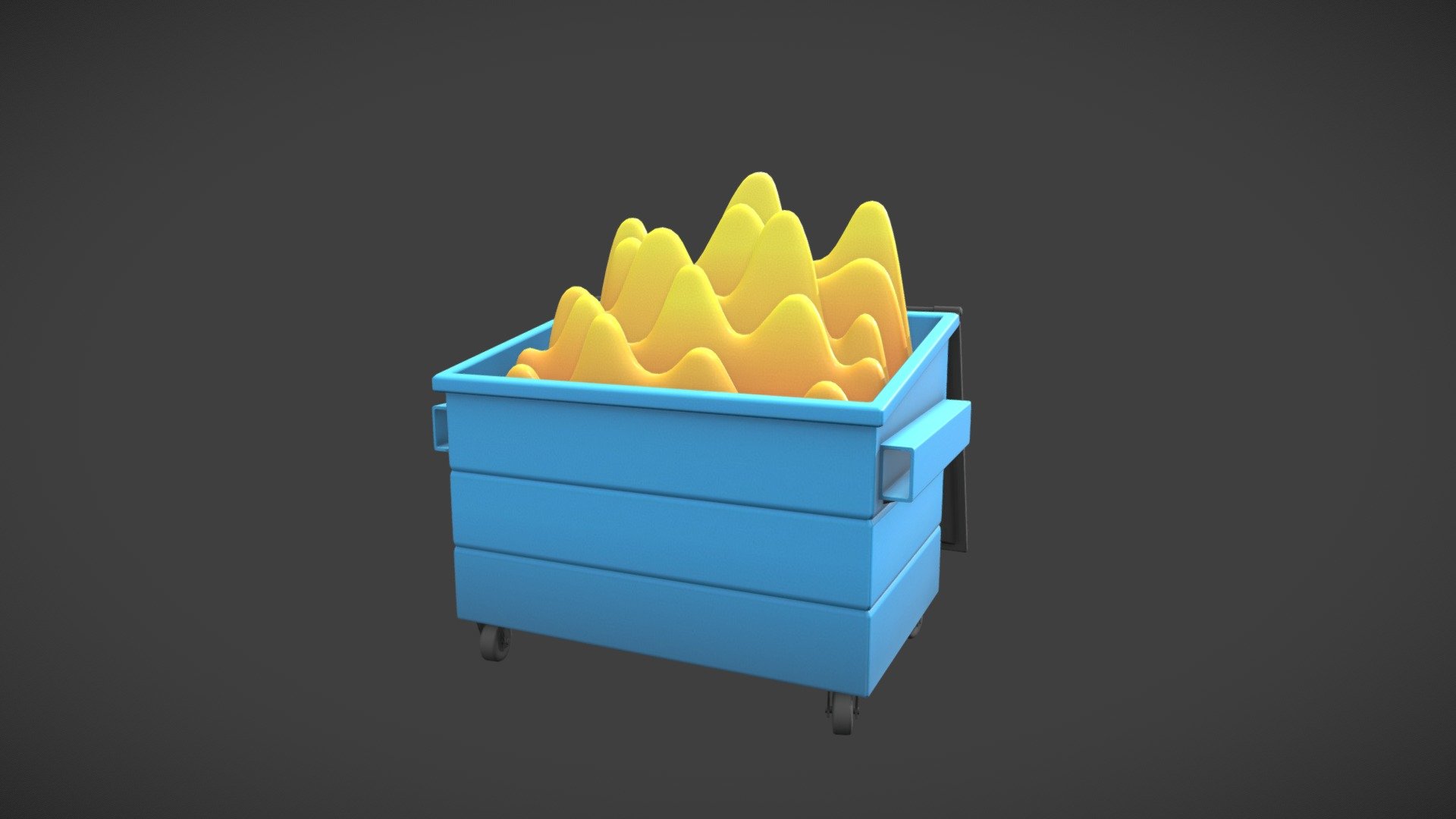 Dumpster Fire - 3D model by rcworthley [6ce971b] - Sketchfab