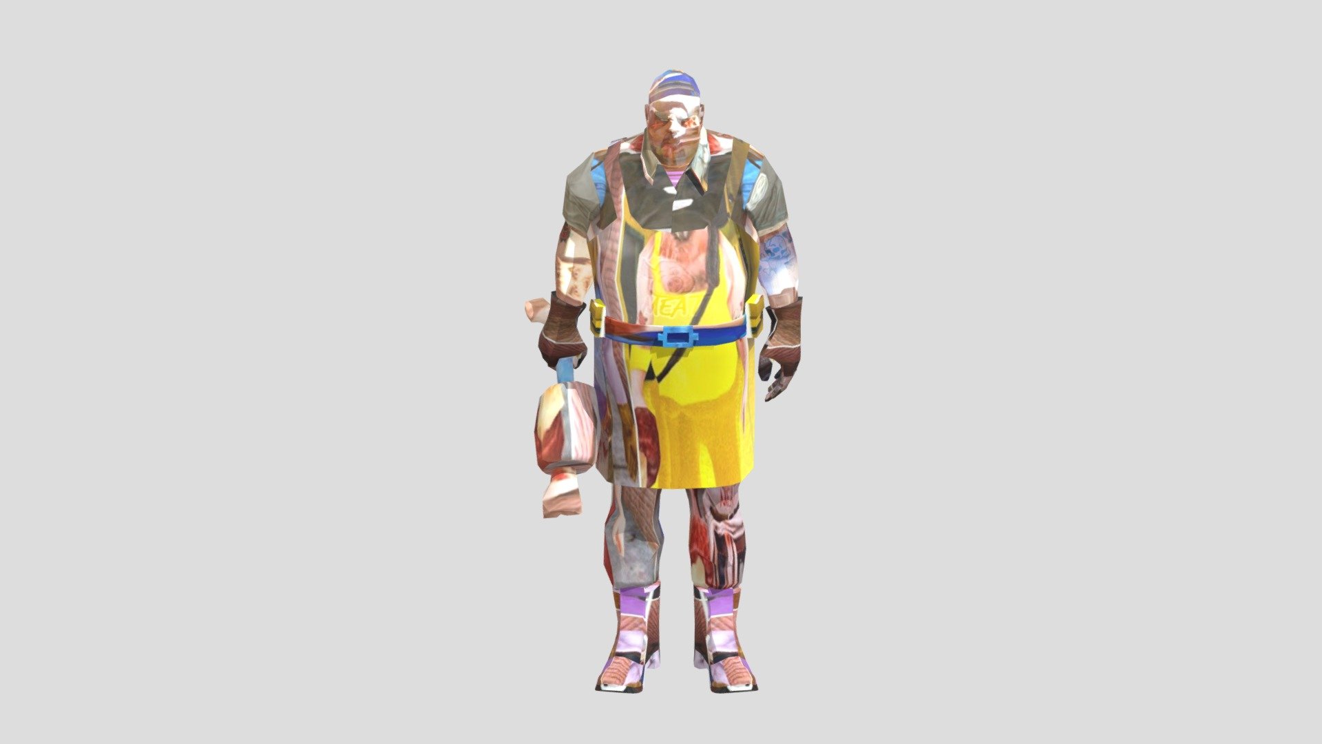 Mr Meat all skin fom dh - Download Free 3D model by dallas.wilkerson [6ceb89d] - Sketchfab