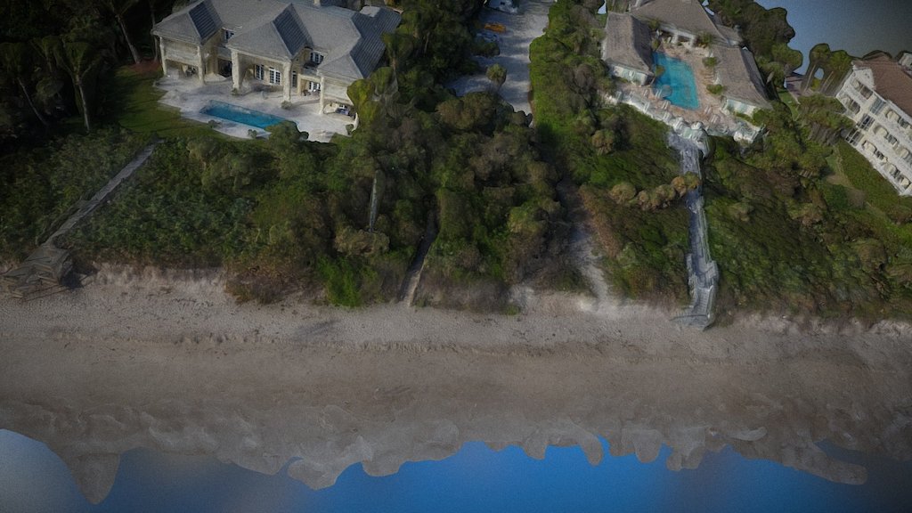 Turtle Trail Beach, Indian River County Florida - 3D model by Mike ...