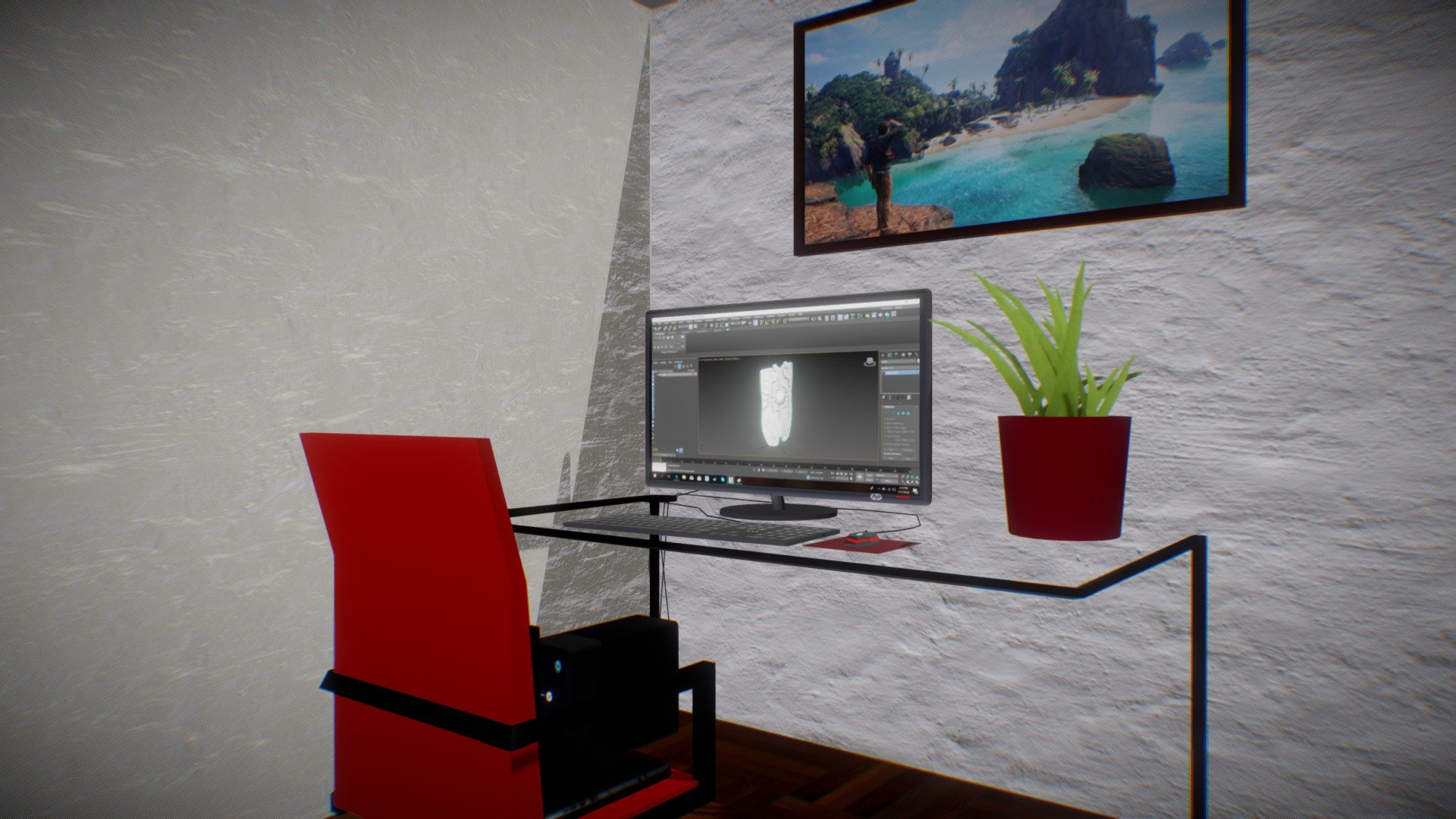 Desktop - 3D model by AsgnarHowl [6cec8c3] - Sketchfab