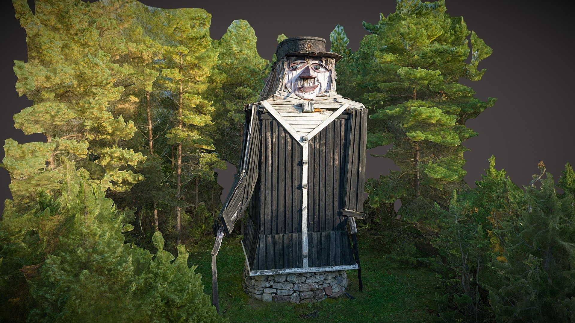 Ninase post mill "Taat" - 3D model by Saulius.Zaura [6ceeb8c] - Sketchfab
