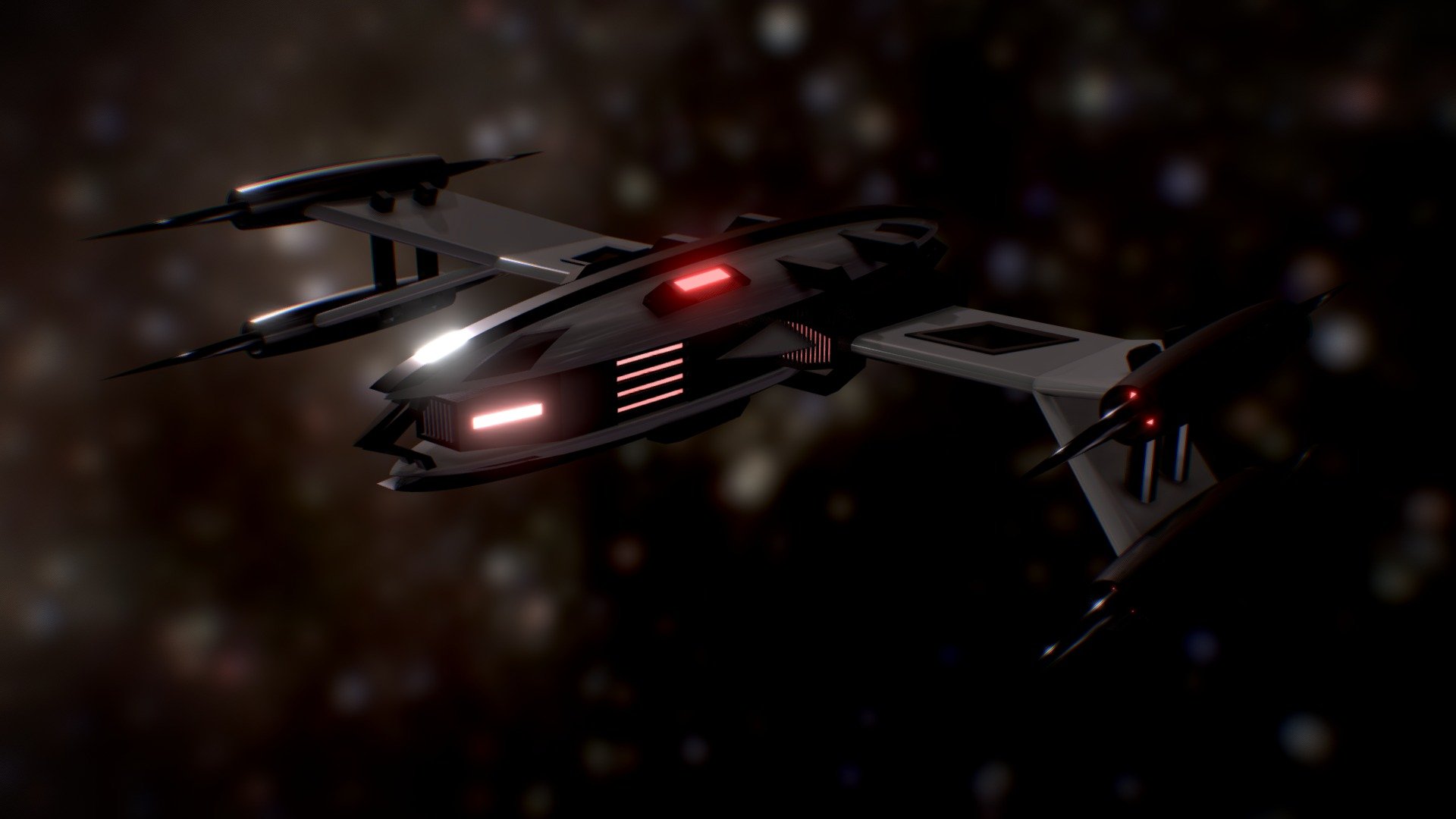 New Red Fighter - 3D model by Flikd Design (@Flikd_Design) [6ceff08 ...