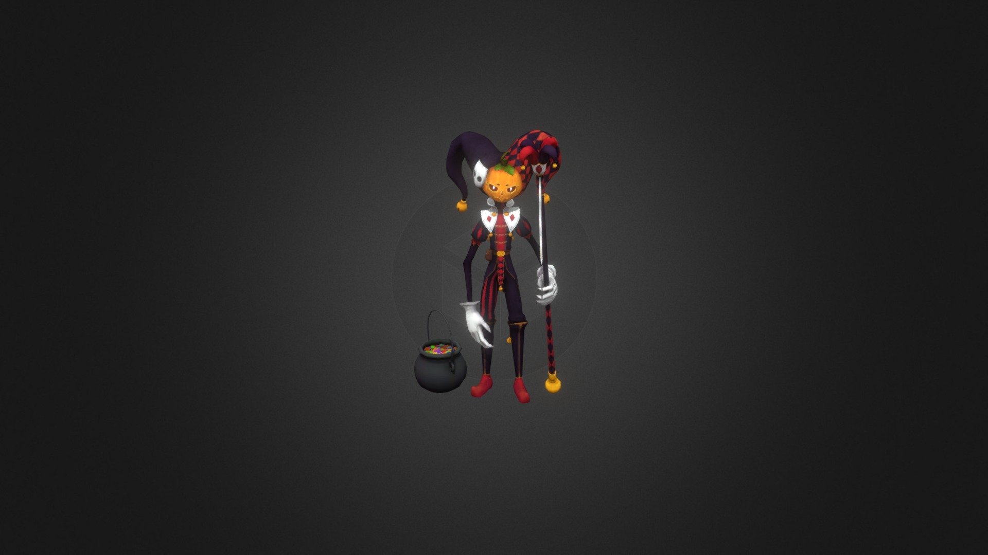 Jackal the Jester - Download Free 3D model by HTDuy [6cf1654] - Sketchfab
