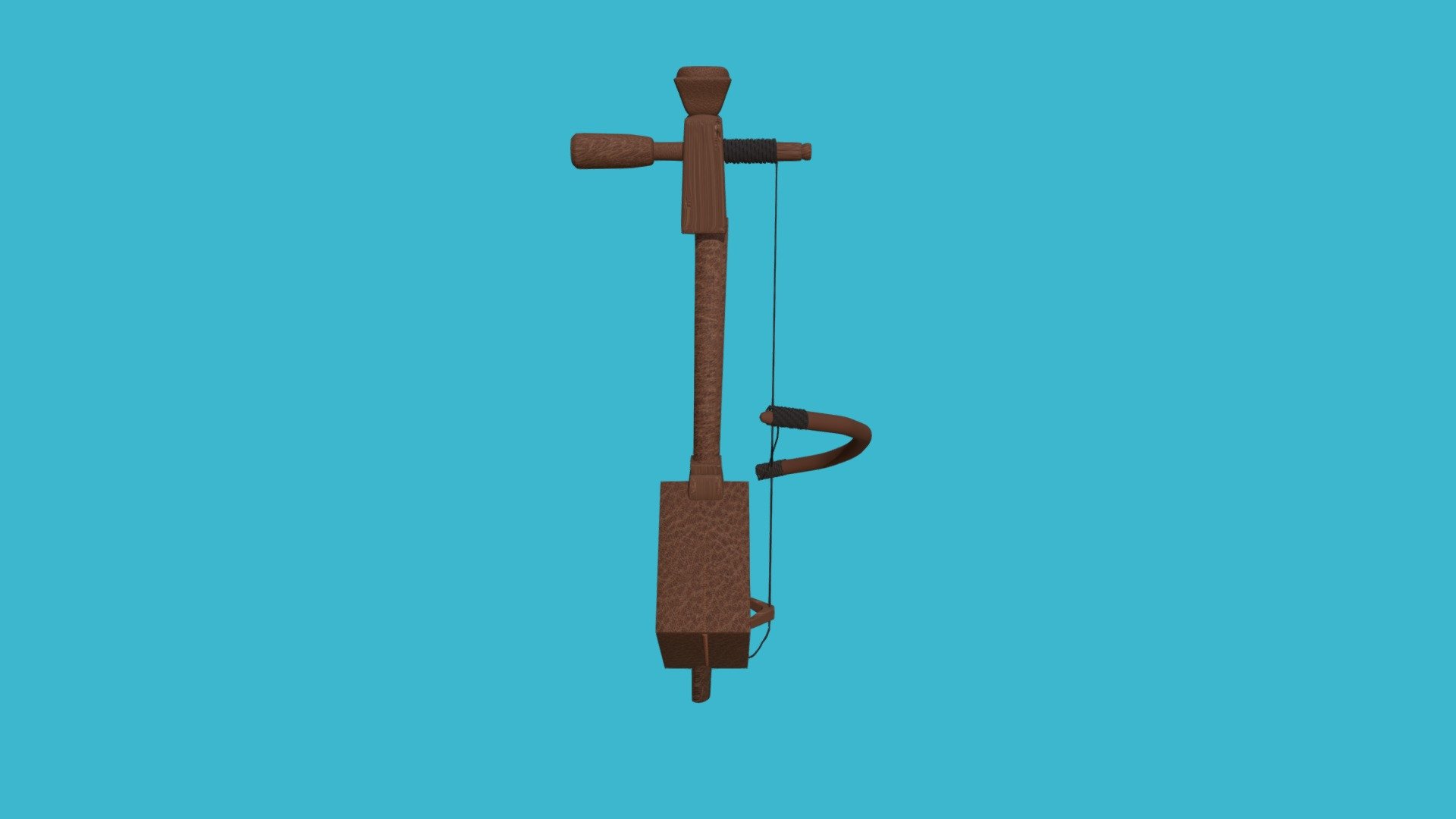 Masinko Ethiopian cultural music instrument - 3D model by ...
