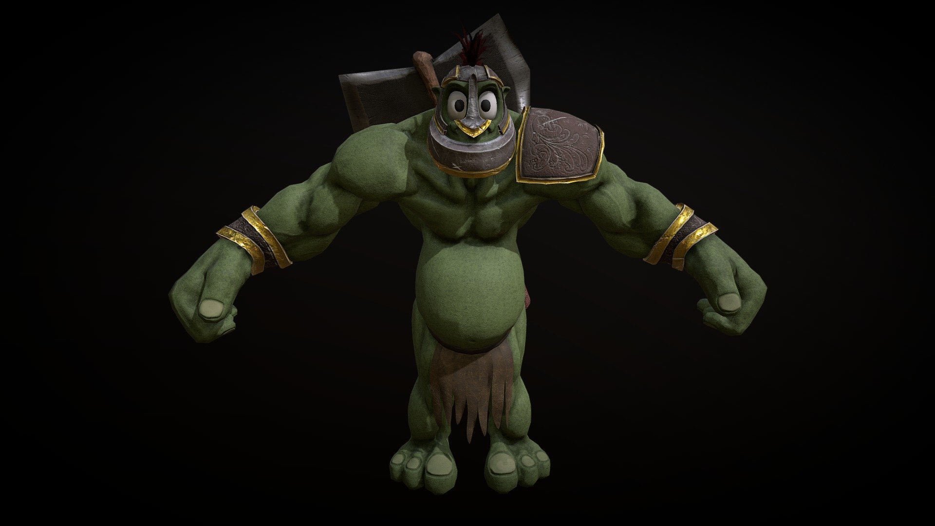 Orc - 3D model by svyART [6cf3f7a] - Sketchfab