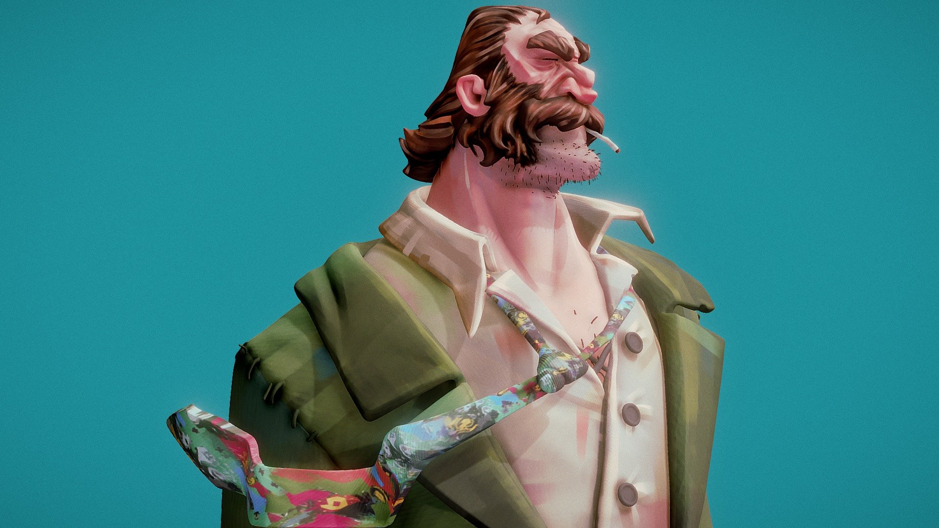 Harry Du Bois - 3D model by Tarik Takasu (@tarik_takasu) [6cf4d9e] - Sketchfab