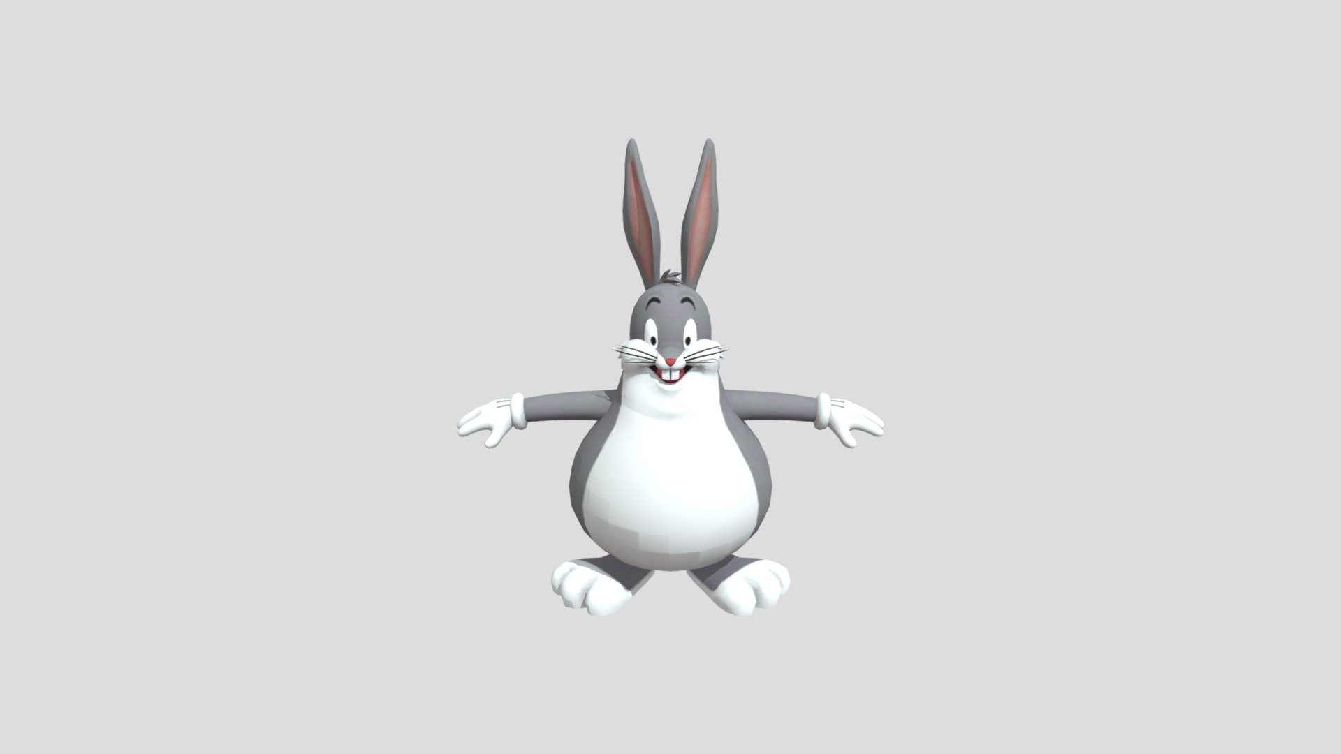 Big Chungus - Download Free 3D model by I'm a Looney Tunes Fan ...