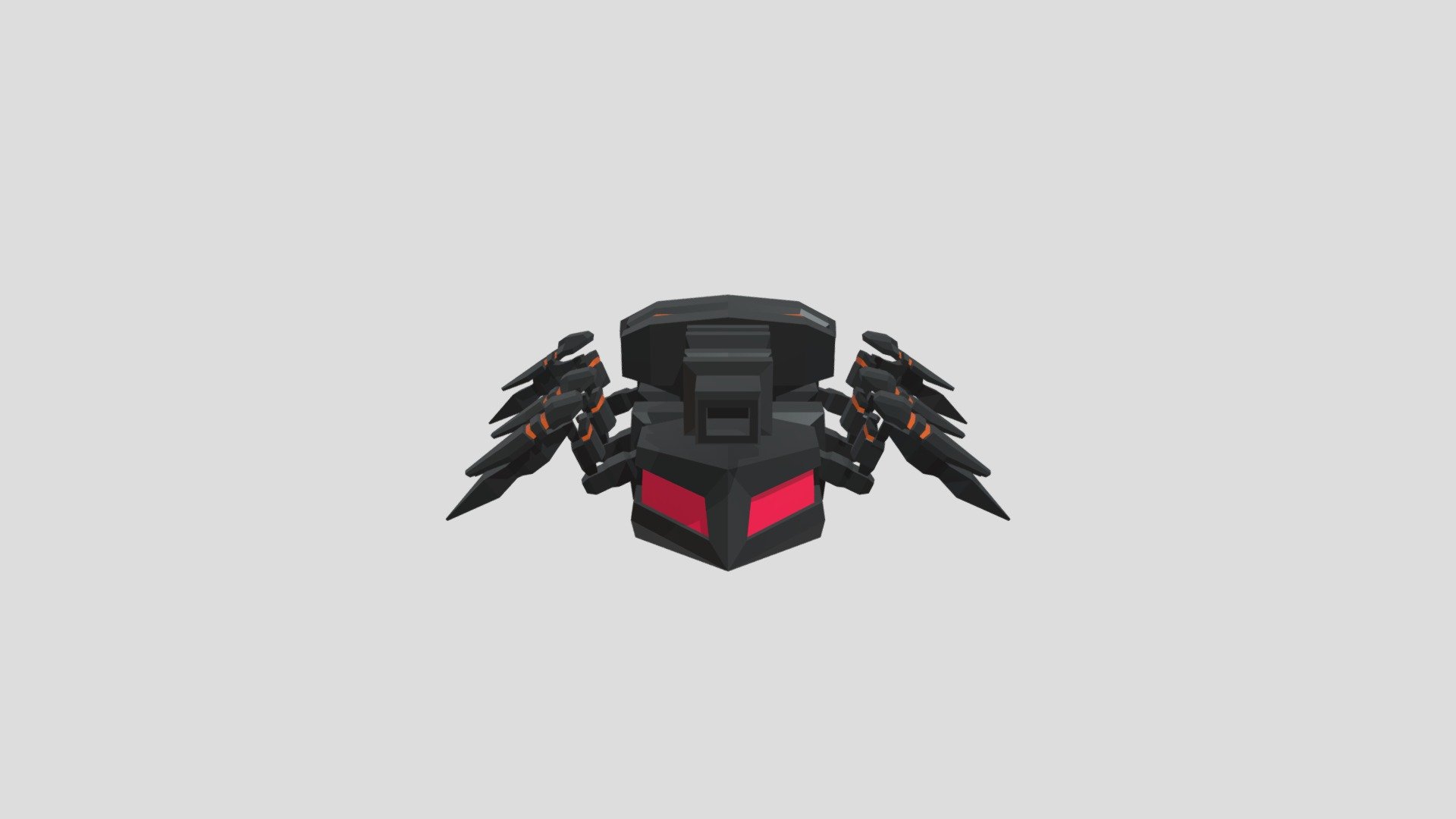 killer robotic spider - 3D model by grkpektis [6cf85d4] - Sketchfab