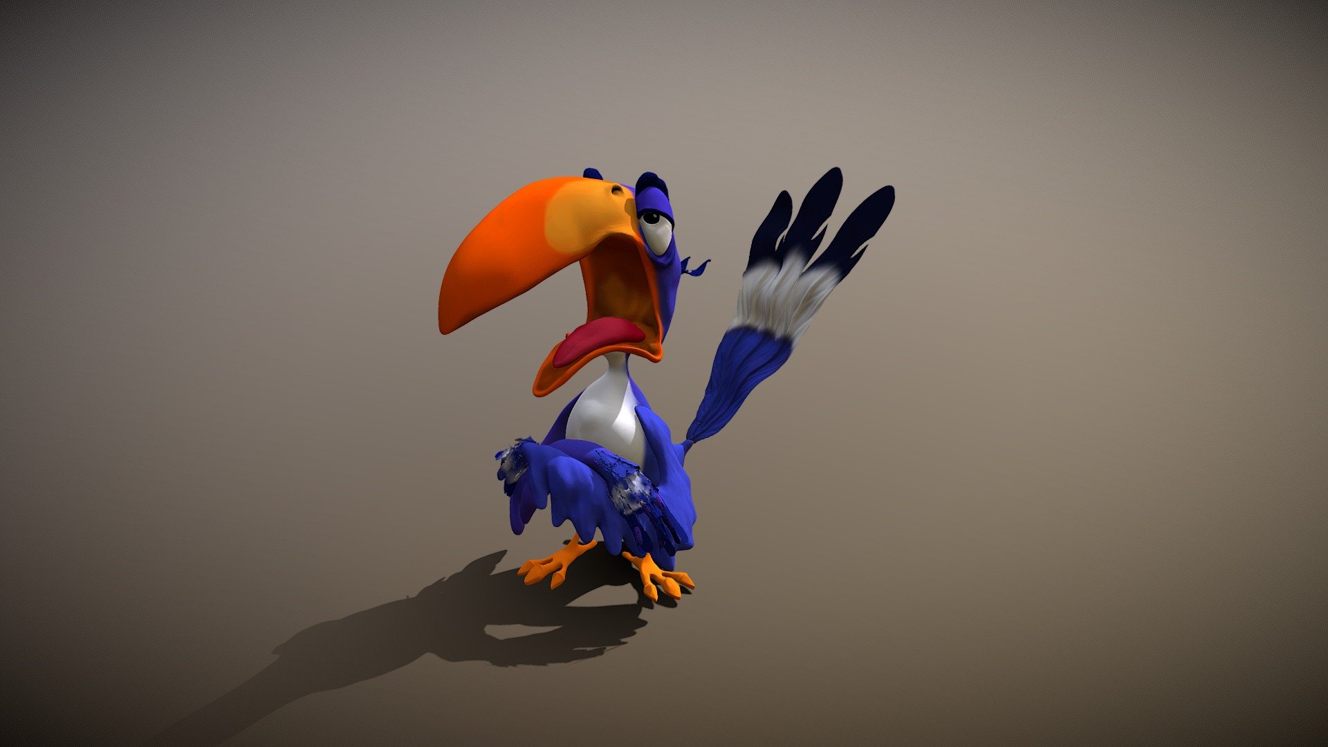 Zazu fan Art - 3D model by ArmaCH (@Elarmando) [6cf916f] - Sketchfab