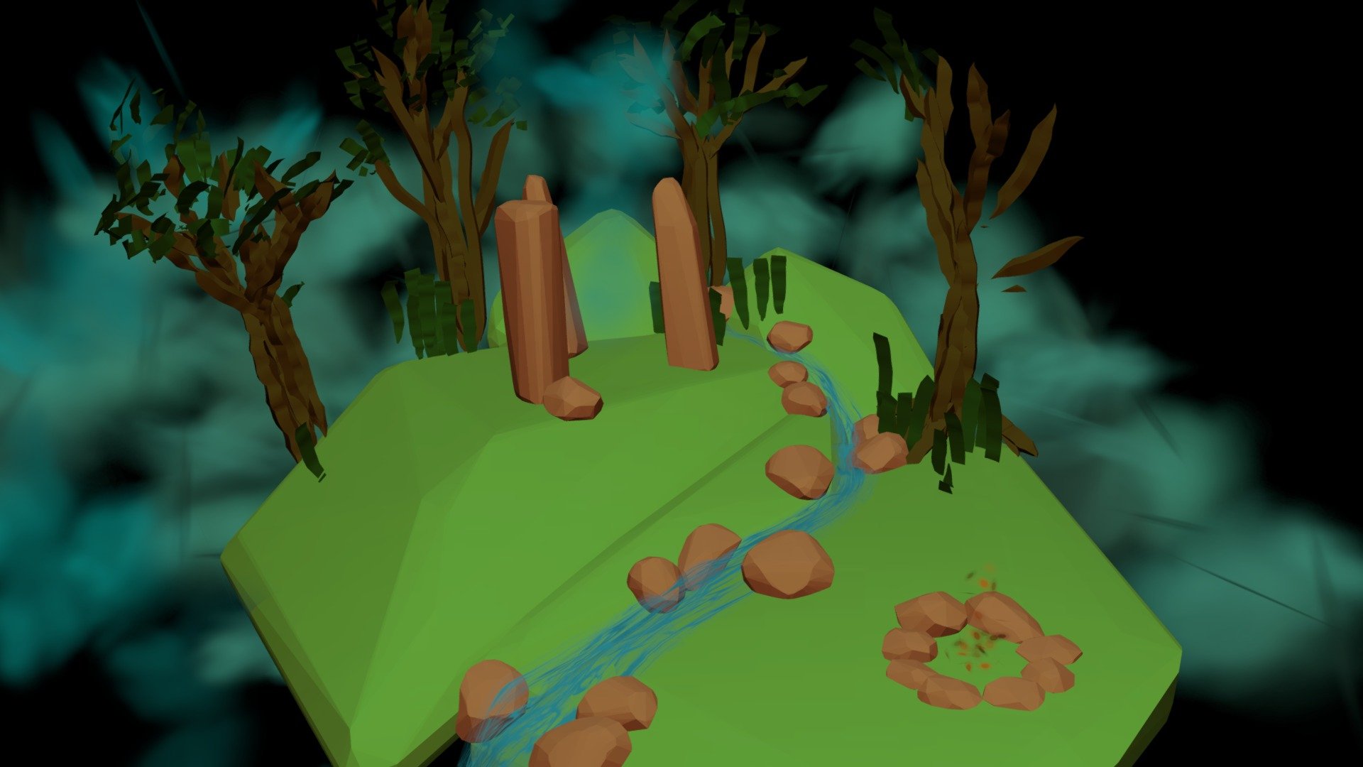 landscape sketch - Download Free 3D model by lestersculpt [6cf9895 ...