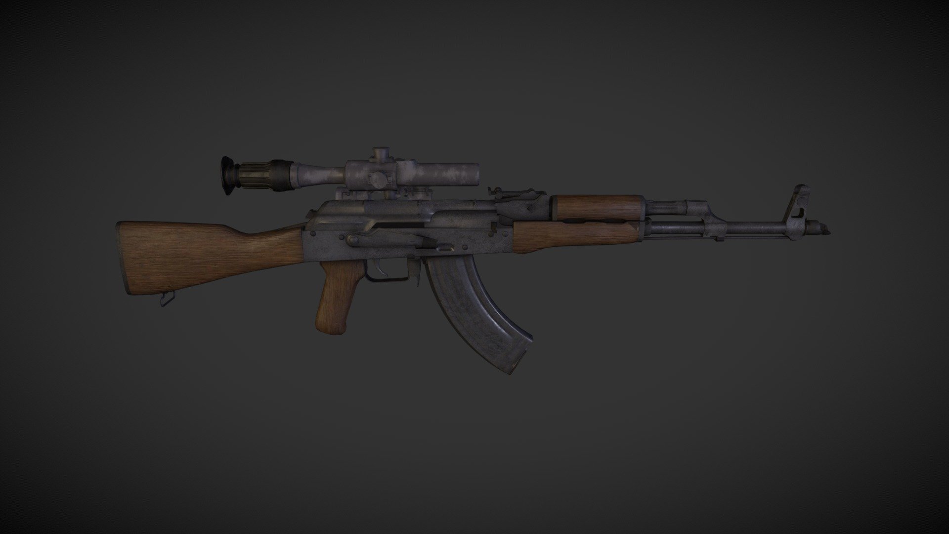AKM PSO-1 - 3D model by TessaraOxygen (@19vladis97) [6cfaa1a] - Sketchfab