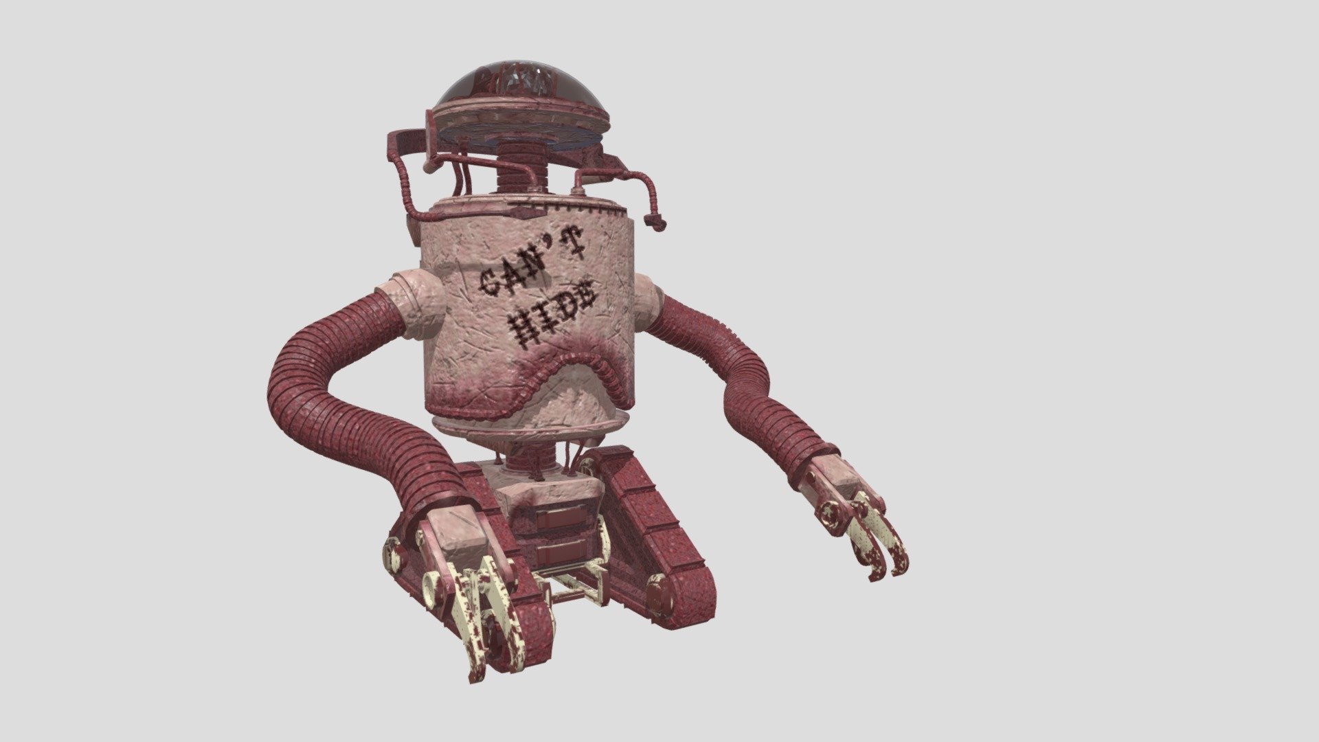 Flesh Robot - 3D model by JakNash [6cfc310] - Sketchfab